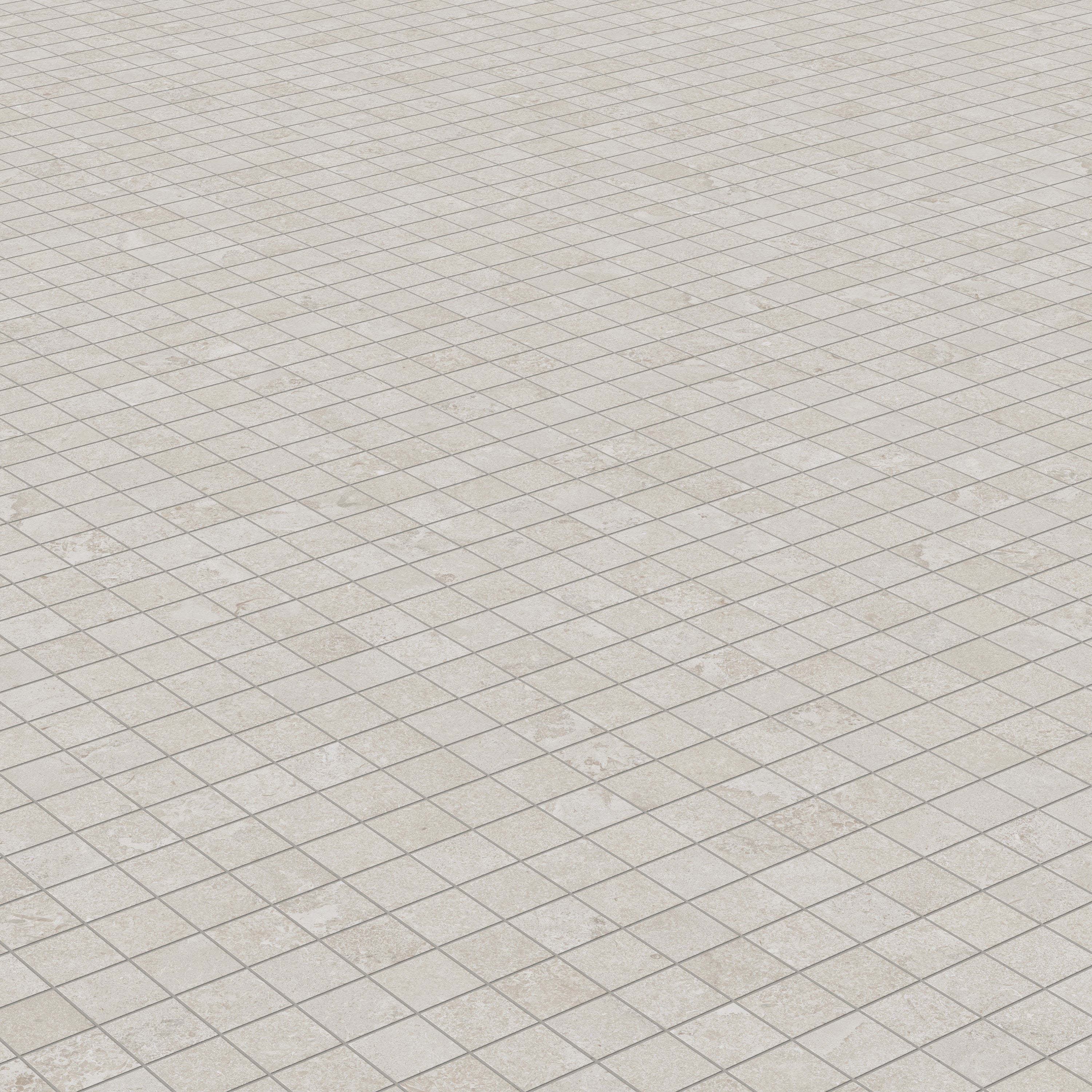 Tatum 2x2 Matte Porcelain Mosaic Tile in Cross-Cut Sand