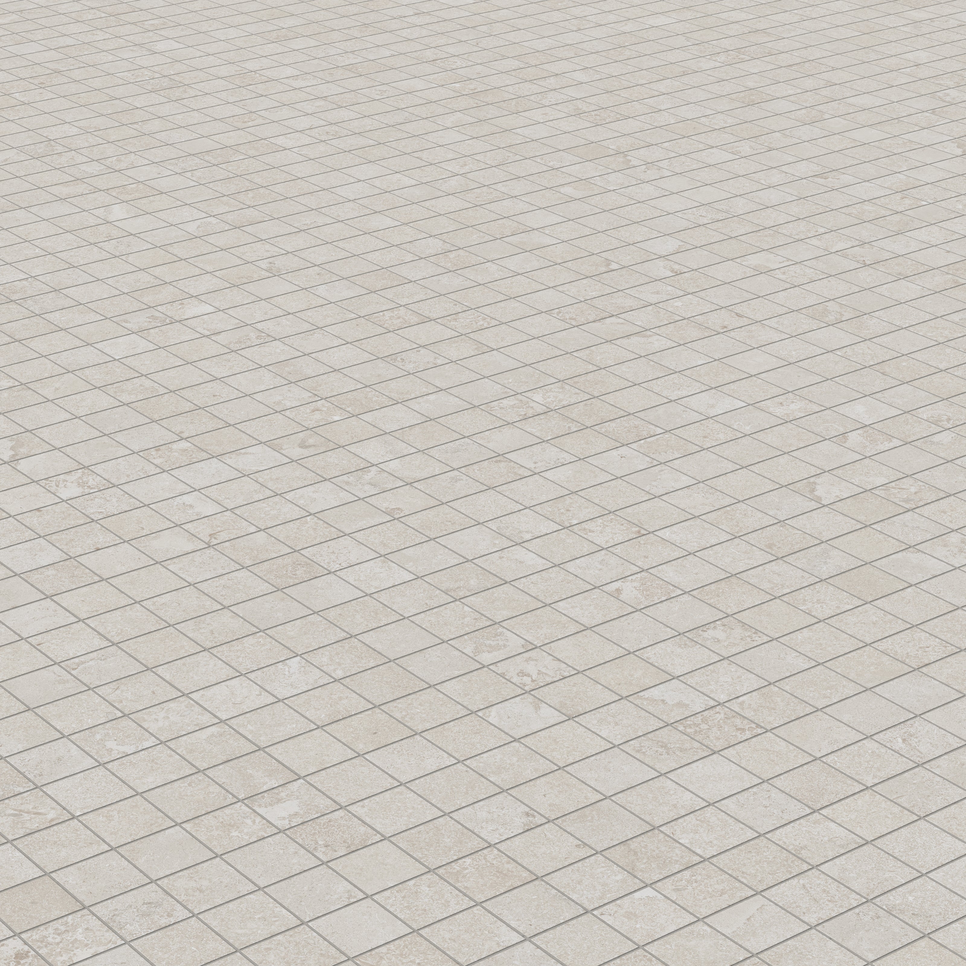 Tatum 2x2 Matte Porcelain Mosaic Tile in Cross-Cut Sand