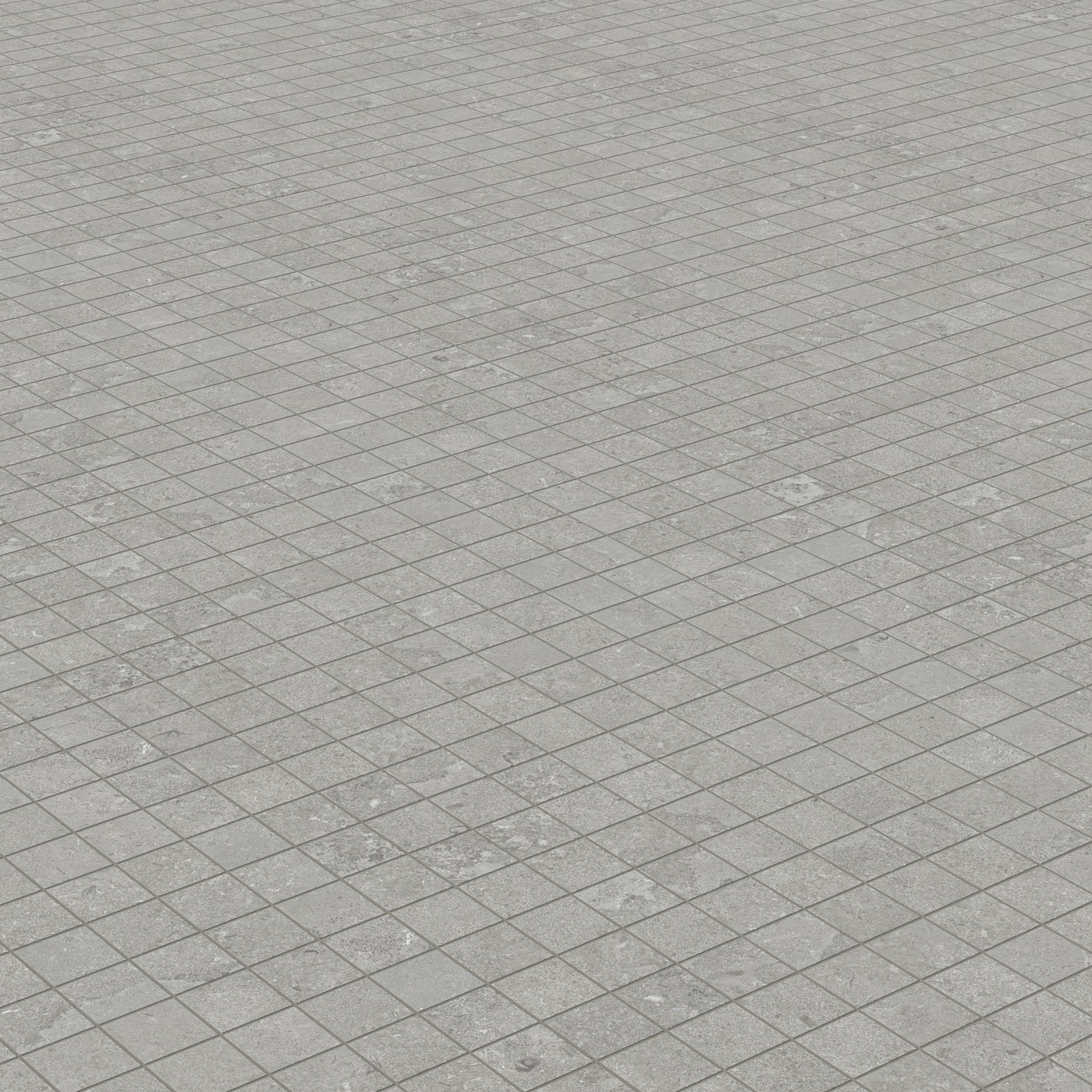 Tatum 2x2 Matte Porcelain Mosaic Tile in Cross-Cut Ash