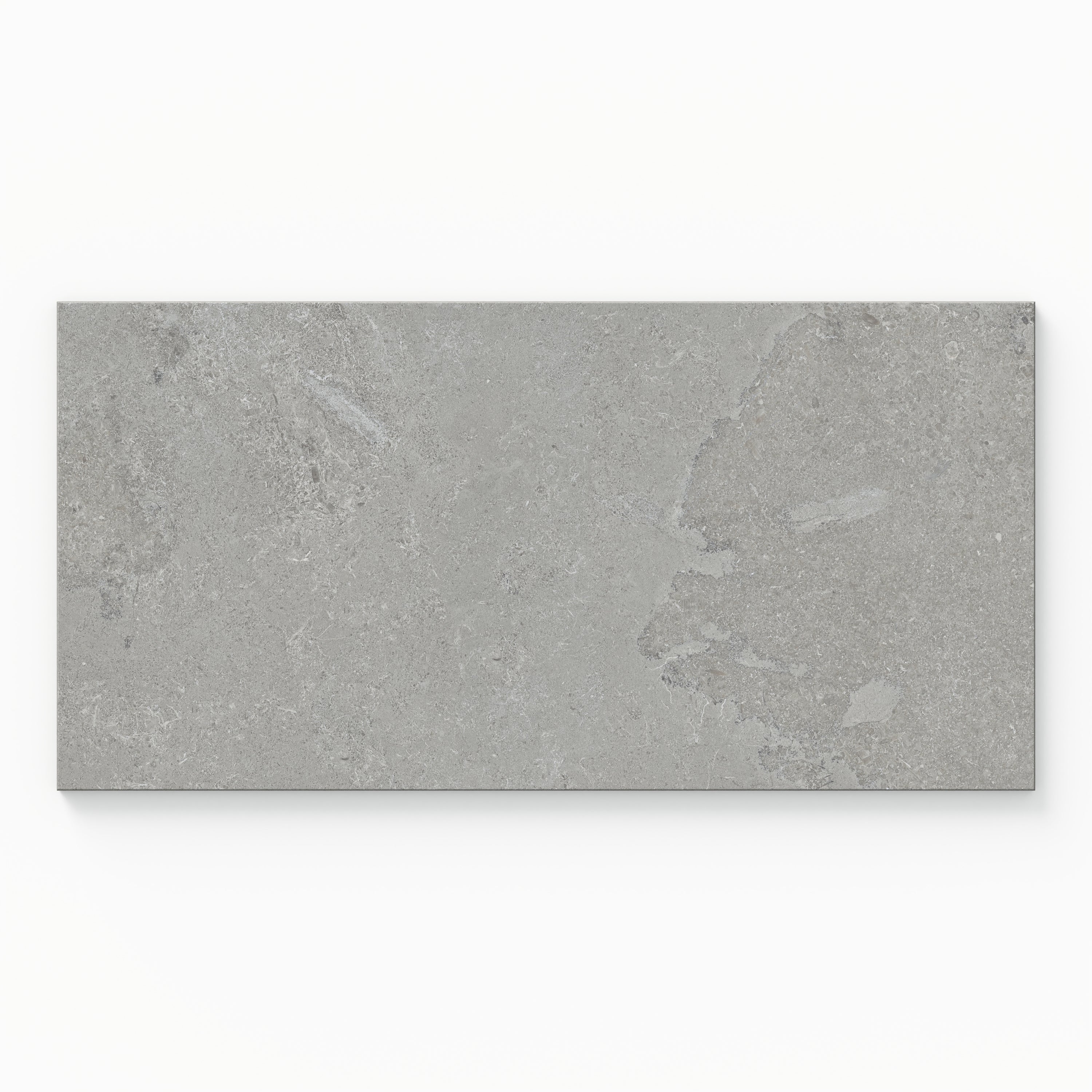 Tatum 12x24 Matte Porcelain Tile in Cross-Cut Ash