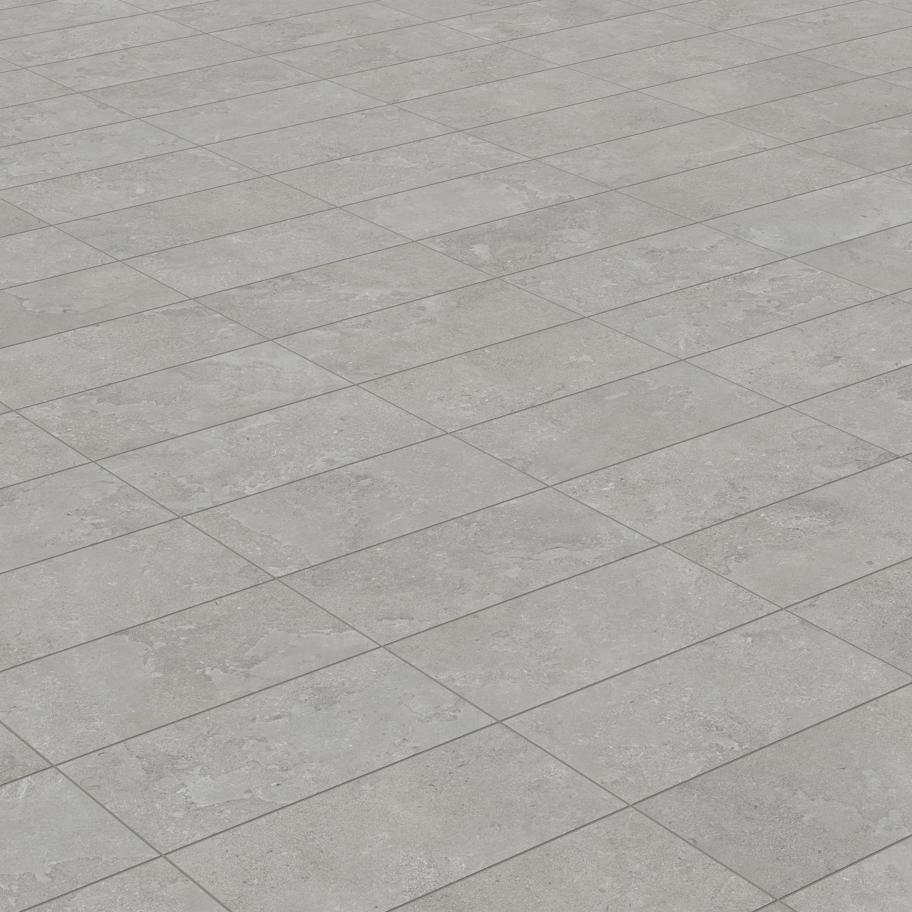 Tatum 12x24 Matte Porcelain Tile in Cross-Cut Ash