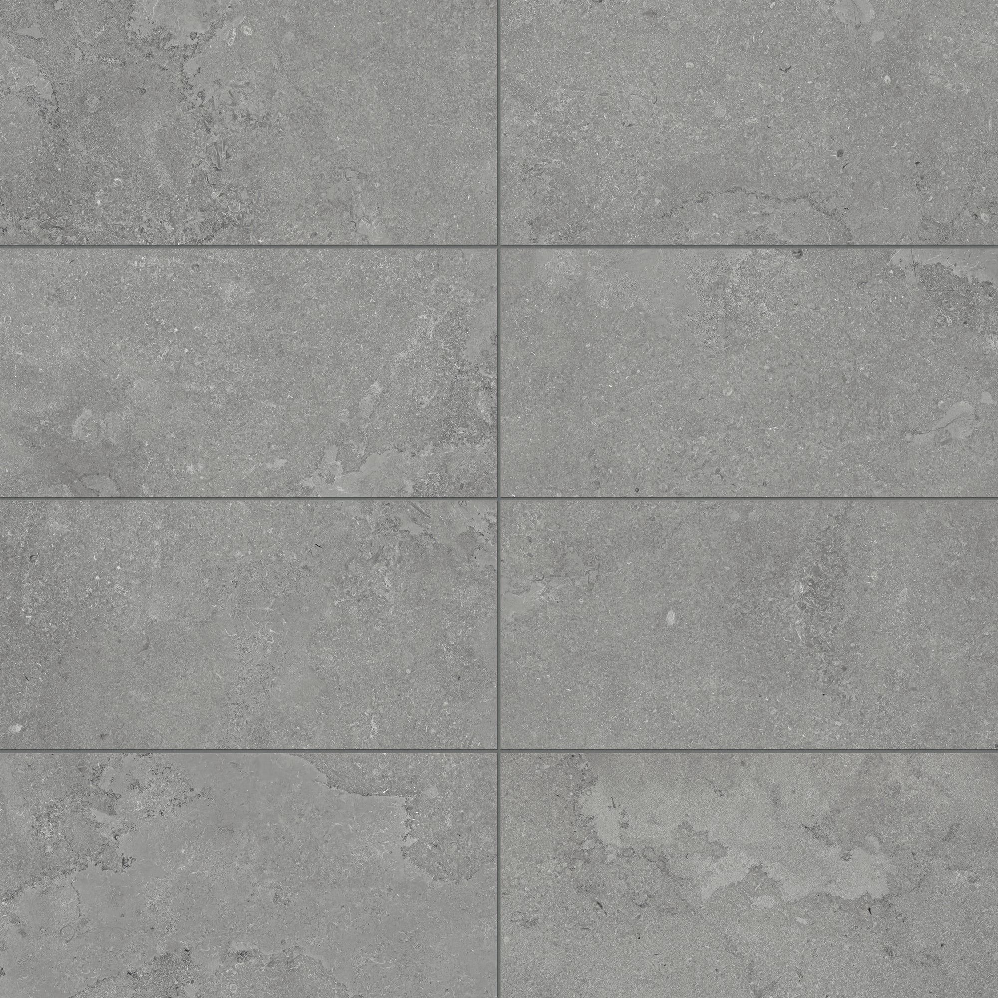 Tatum 12x24 Matte Porcelain Tile in Cross-Cut Pewter