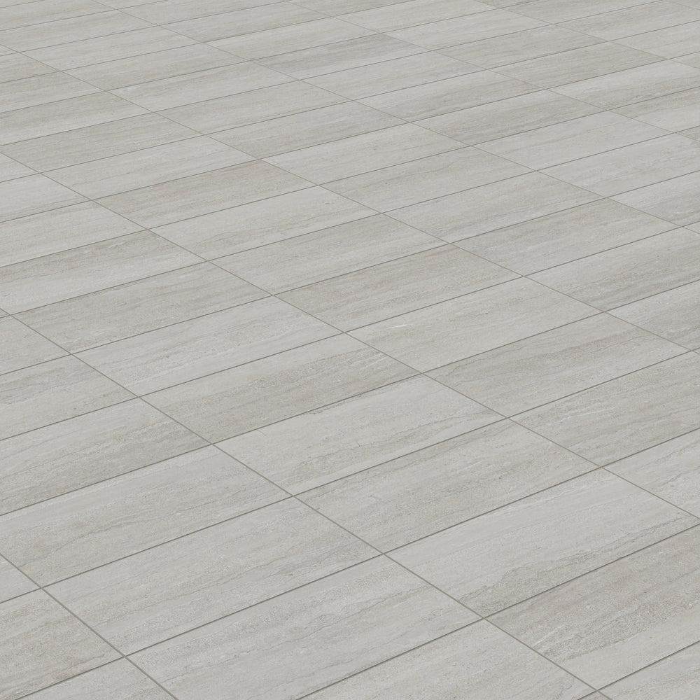 Tatum 12x24 Matte Porcelain Tile in Vein-Cut Dune