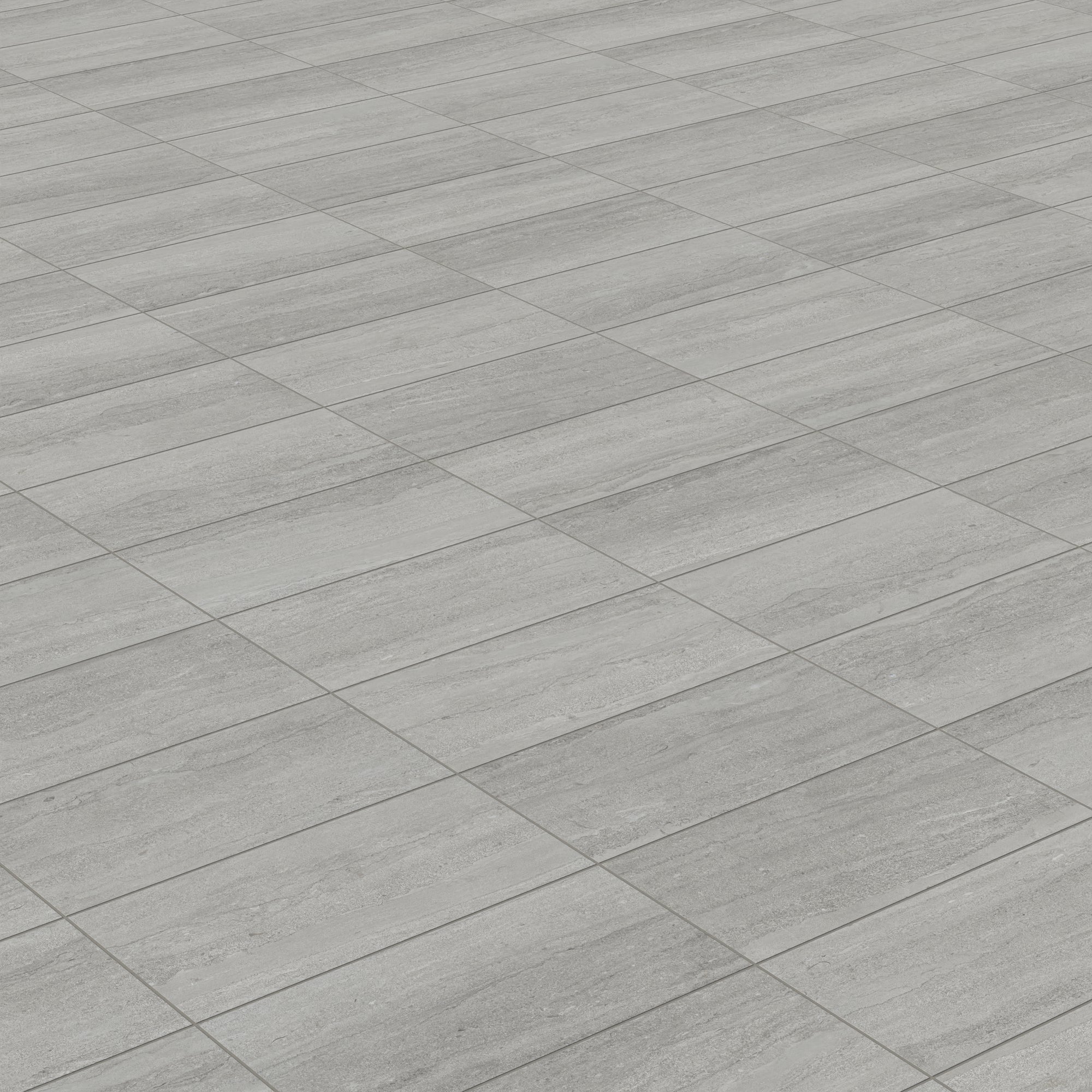 Tatum 12x24 Matte Porcelain Tile in Vein-Cut Ash