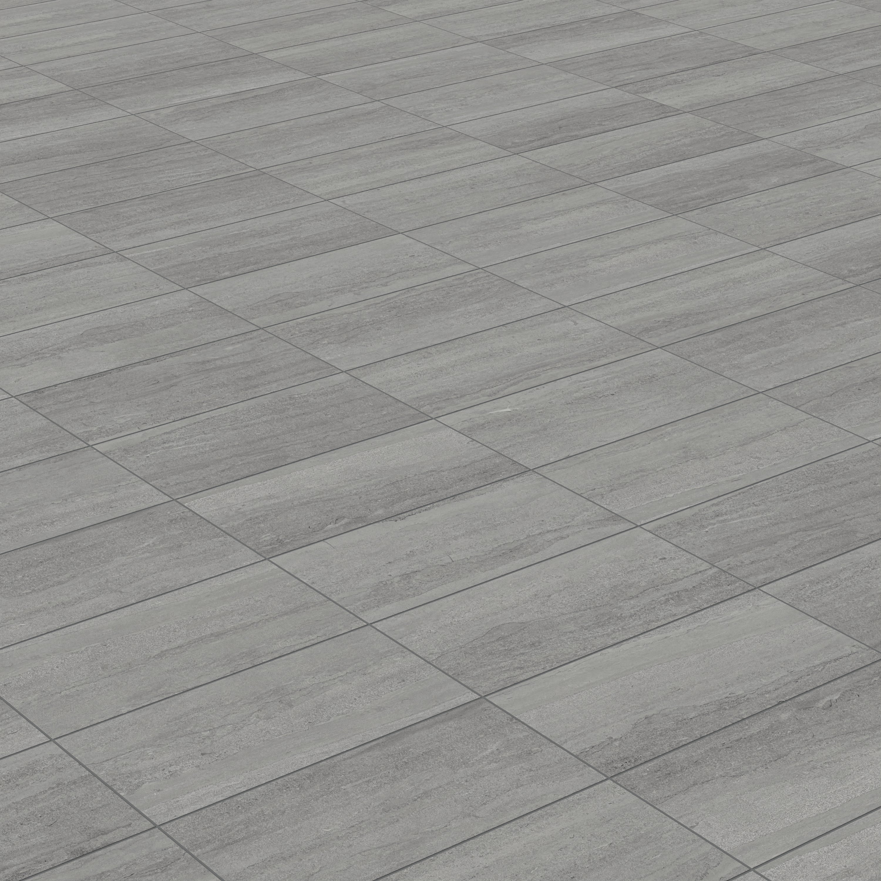 Tatum 12x24 Matte Porcelain Tile in Vein-Cut Pewter