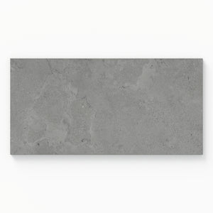 Tatum 24x48 Matte Porcelain Tile in Cross-Cut Pewter