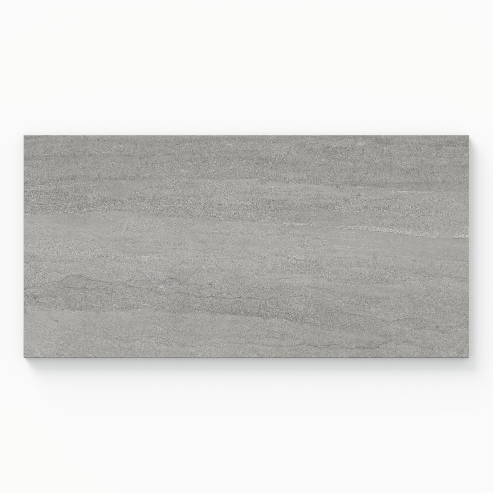 Tatum 24x48 Matte Porcelain Tile in Vein-Cut Ash