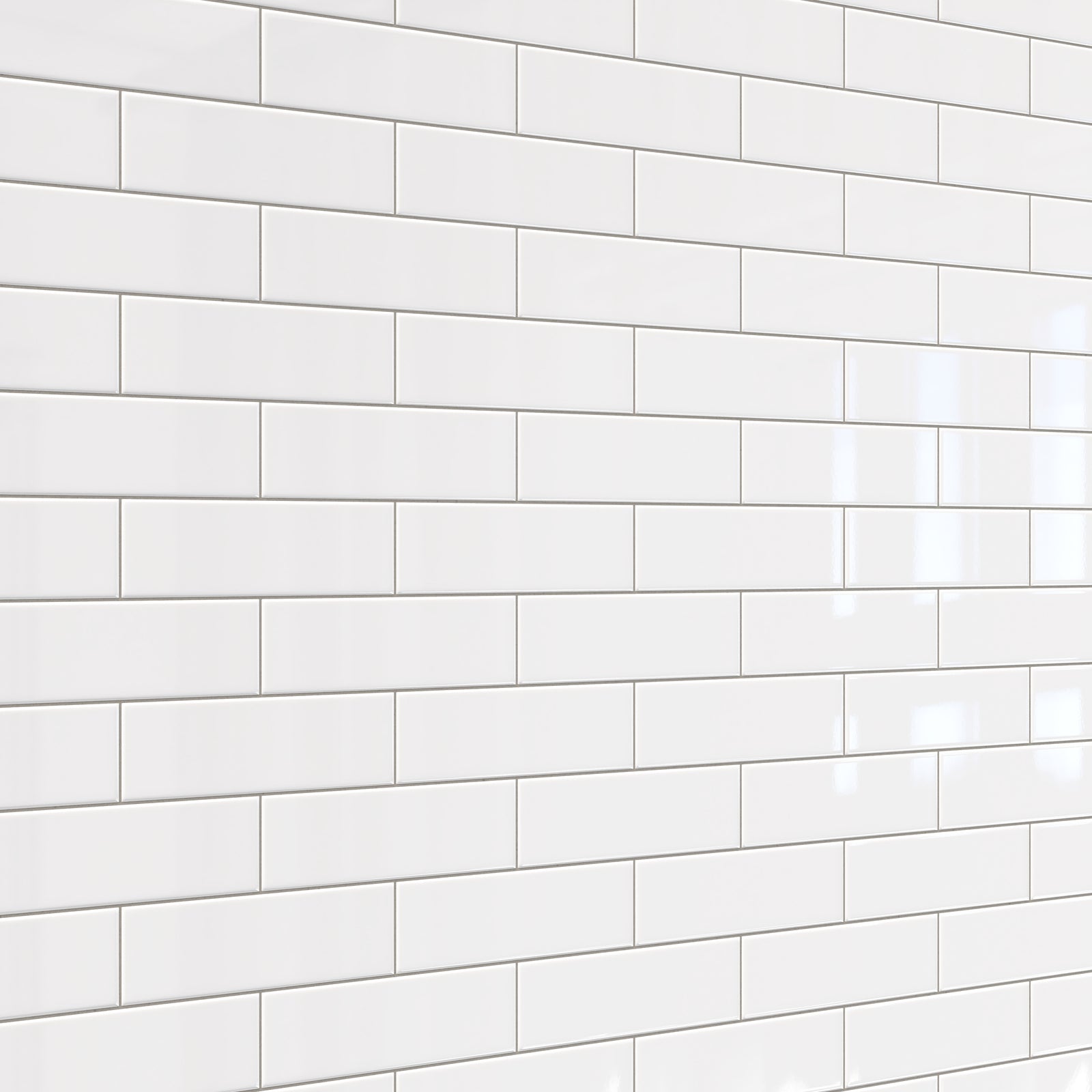 Polly 3x10 Glossy Ceramic Tile in White