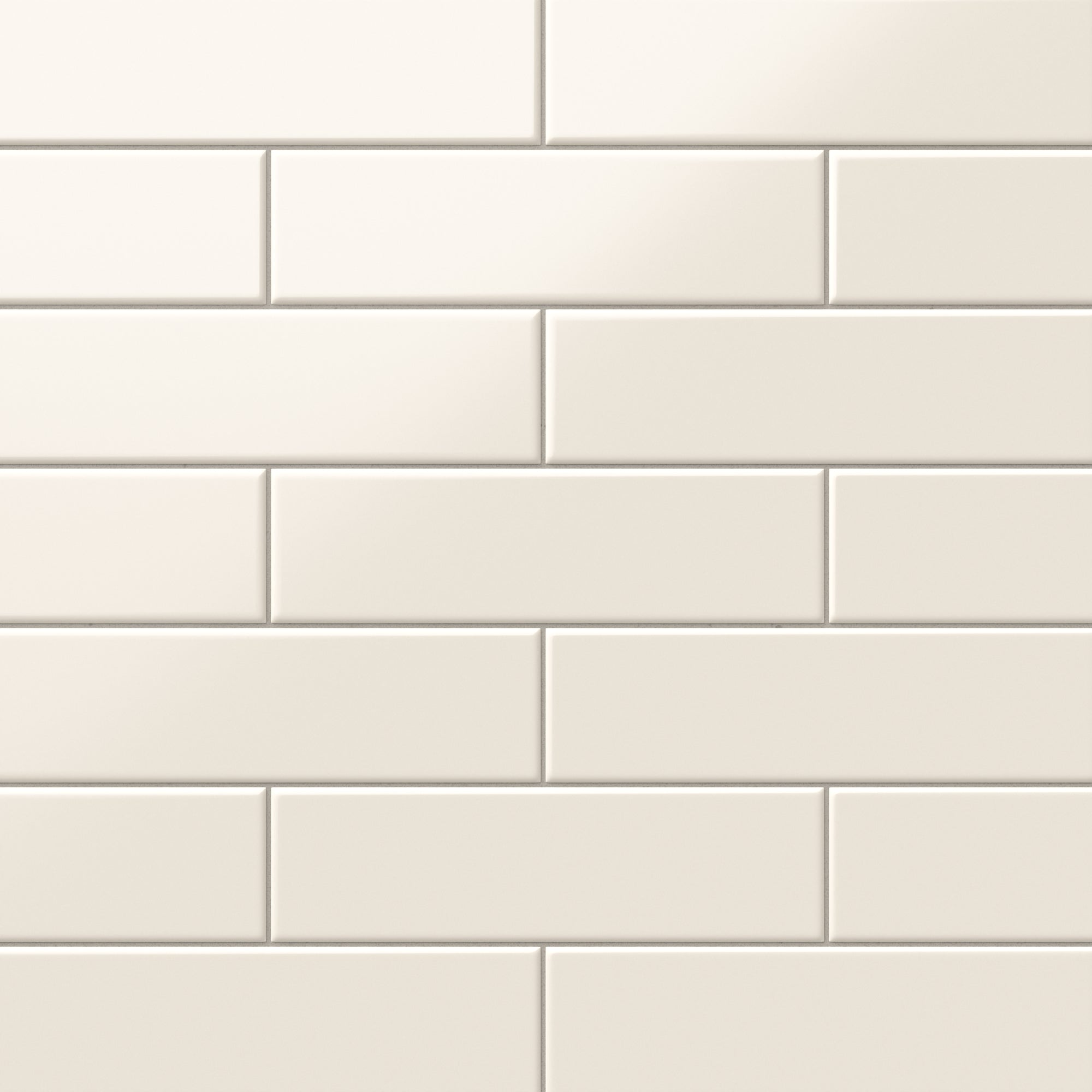 Polly 3x10 Satin Ceramic Tile in Cream