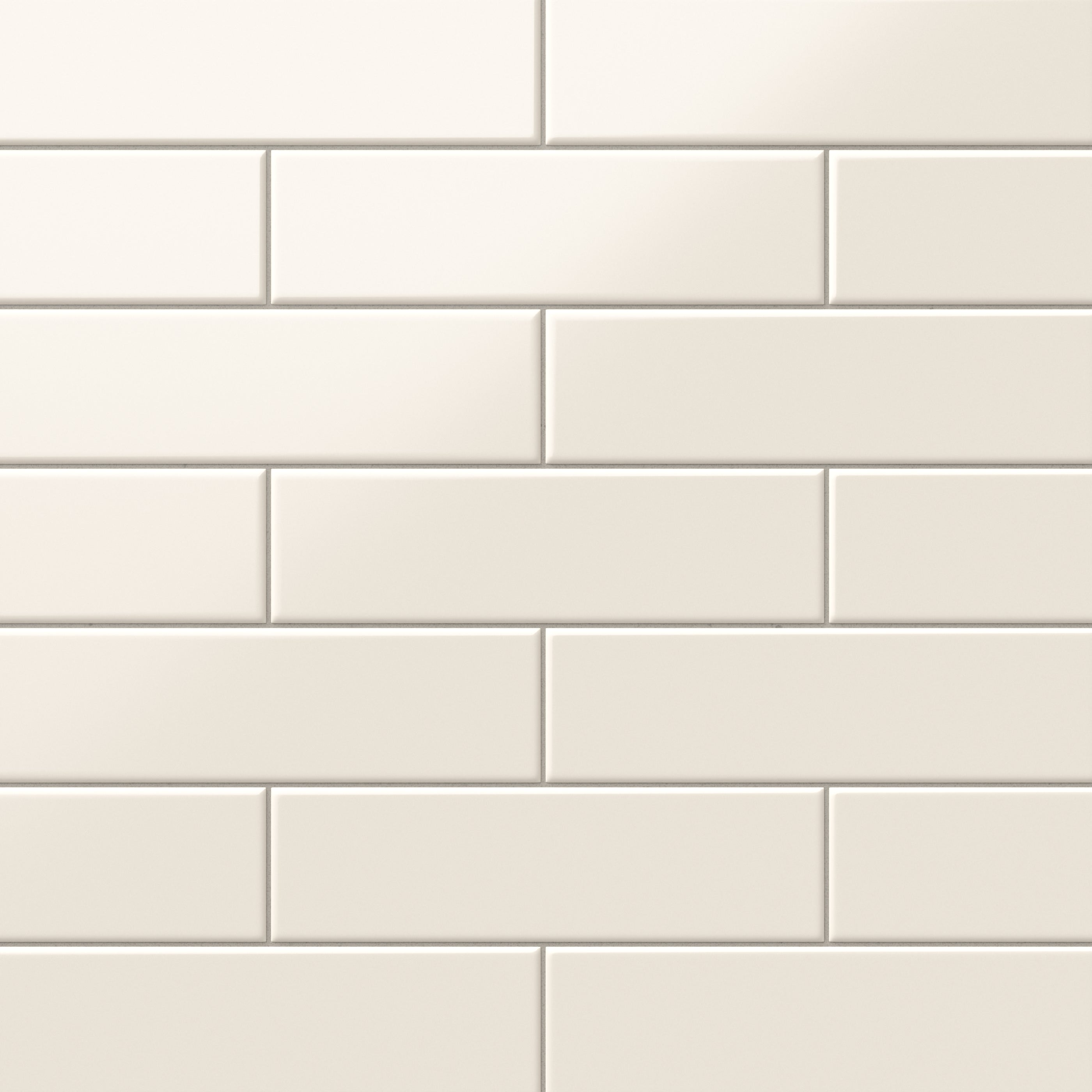 Polly 3x10 Satin Ceramic Tile in Cream