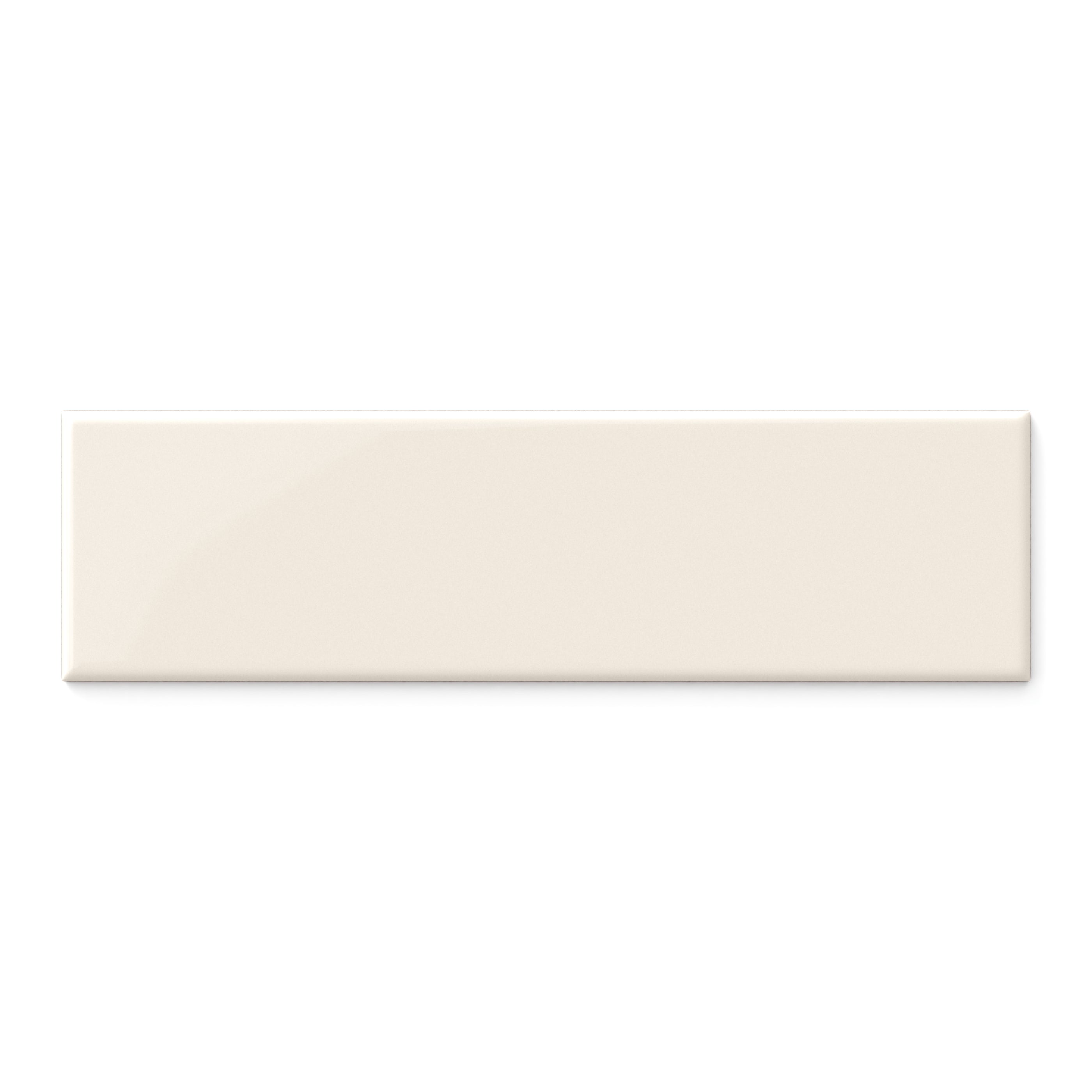 Polly 3x10 Glossy Ceramic Tile in Cream