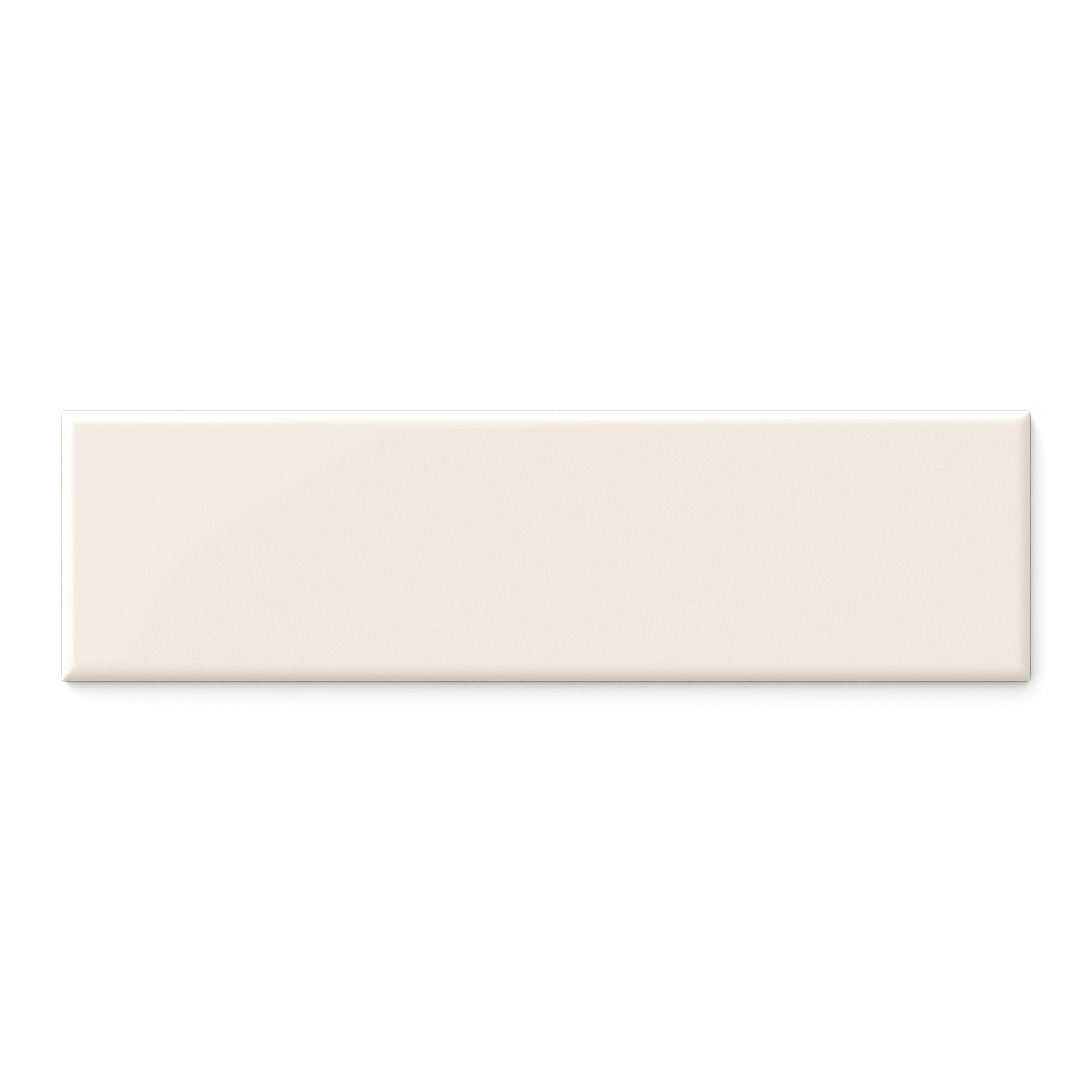 Polly 3x10 Glossy Ceramic Tile in Cream