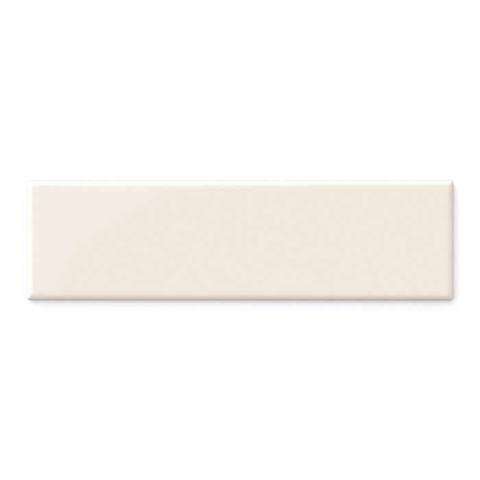 Polly 3x10 Glossy Ceramic Tile in Cream