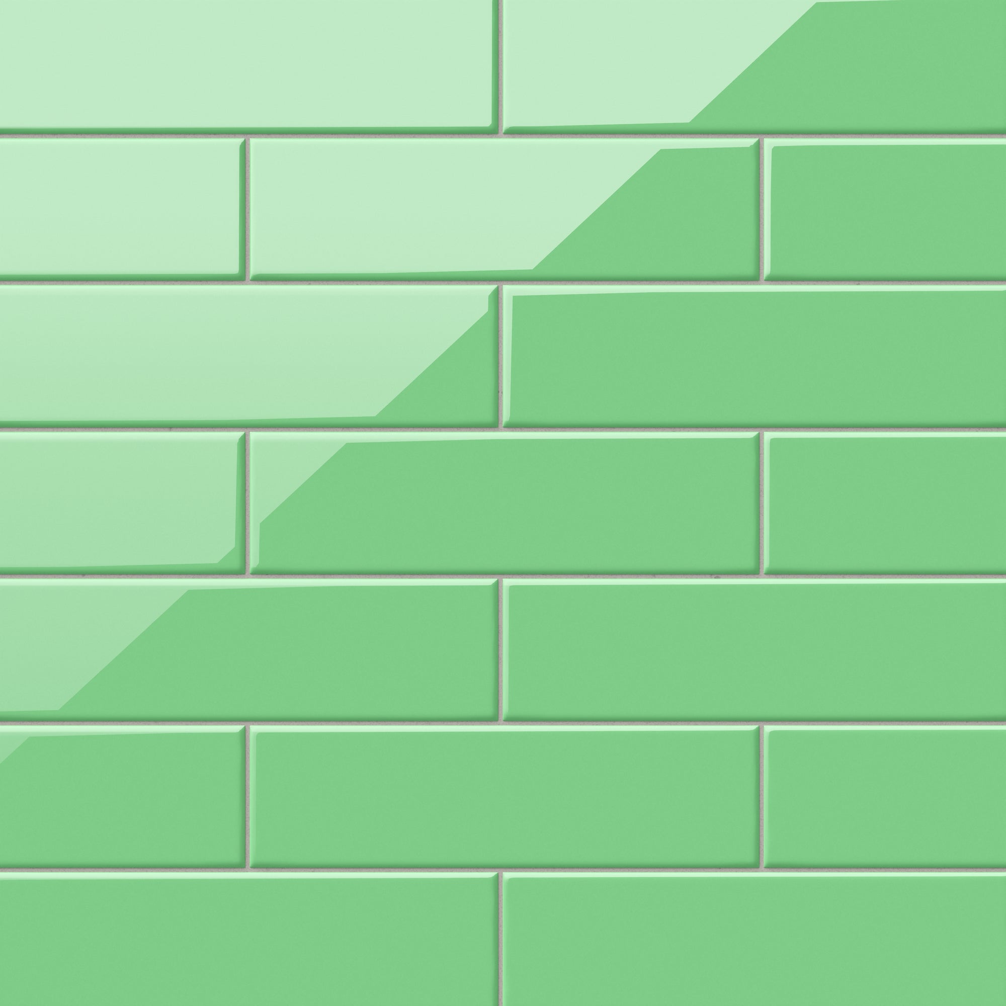 Polly 3x10 Glossy Ceramic Tile in Green
