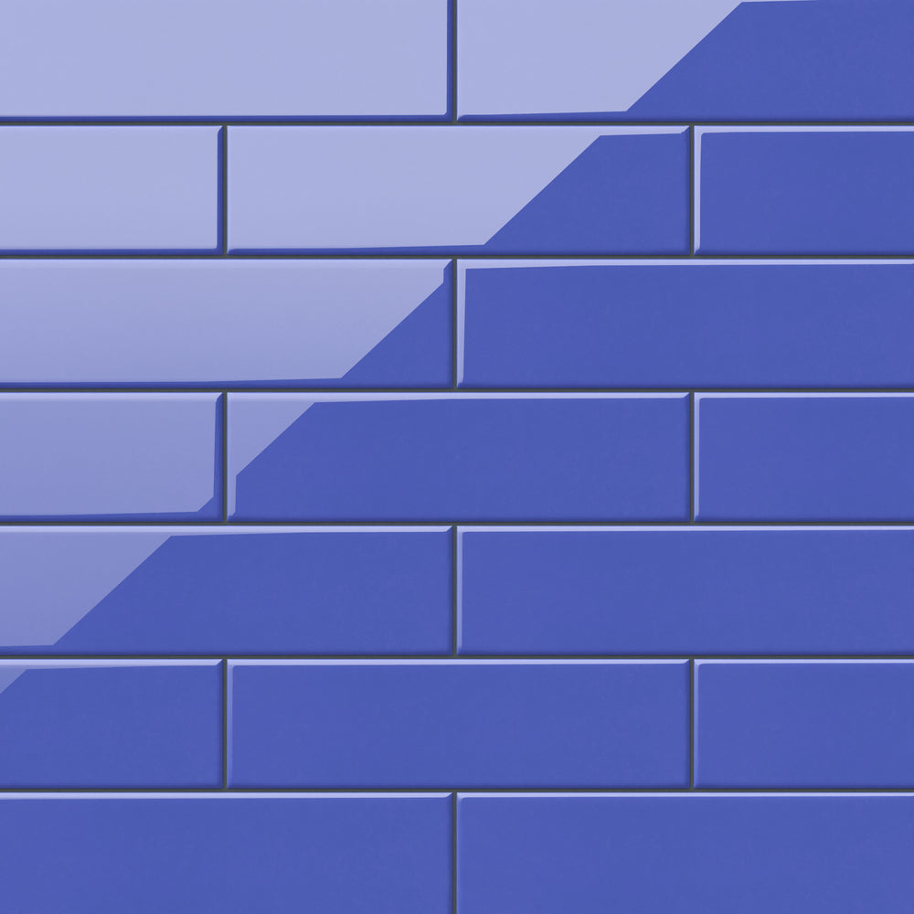 Polly 3x10 Glossy Ceramic Tile in Periwinkle