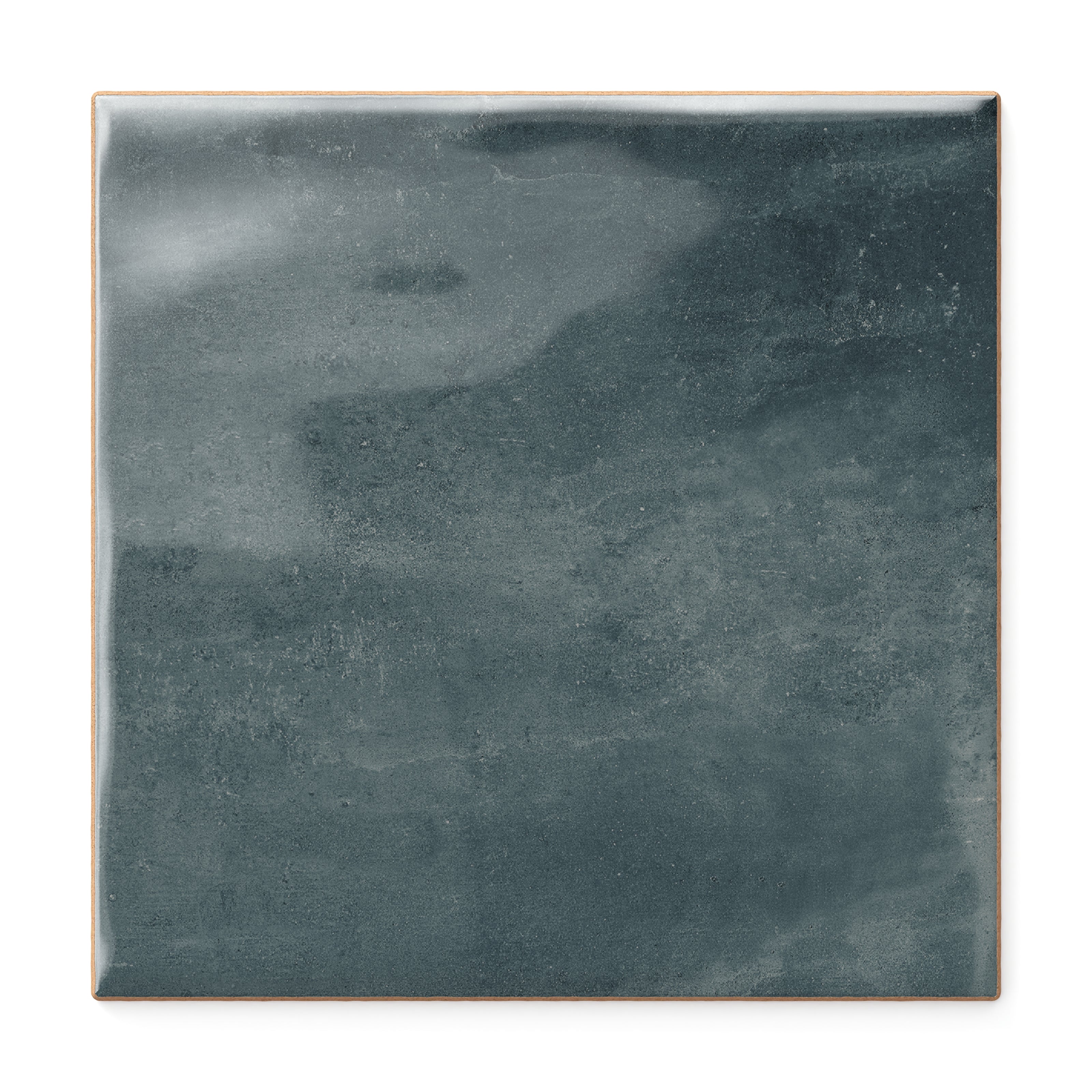 Lilah 6x6 Glossy Ceramic Tile in Marine