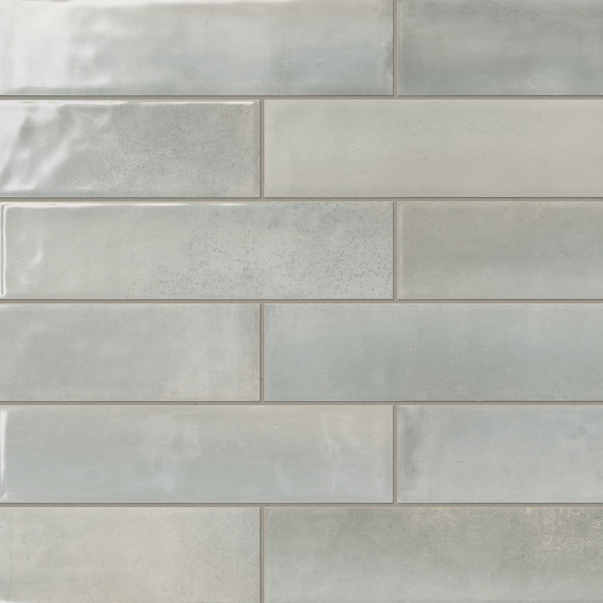 Olivia 4x16 Glossy Ceramic Tile in Fog
