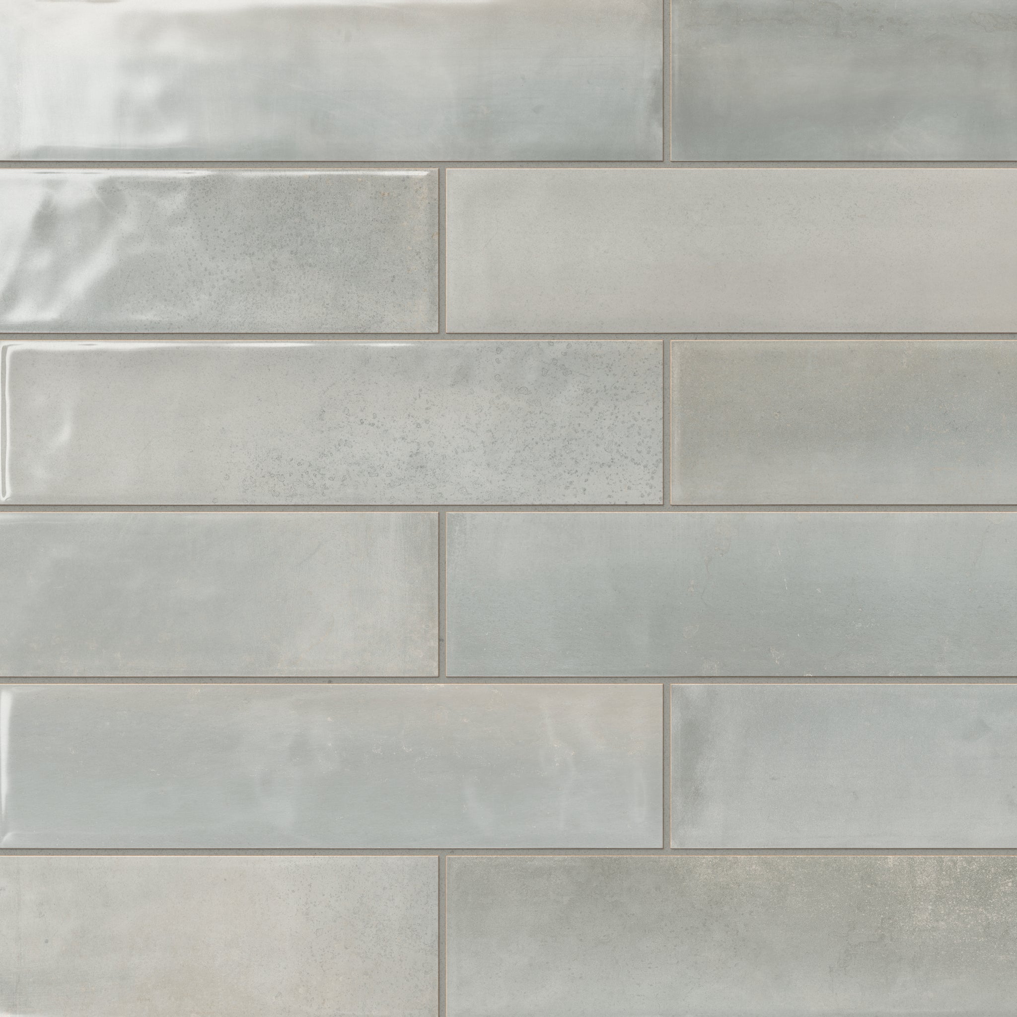 Olivia 4x16 Glossy Ceramic Tile in Fog