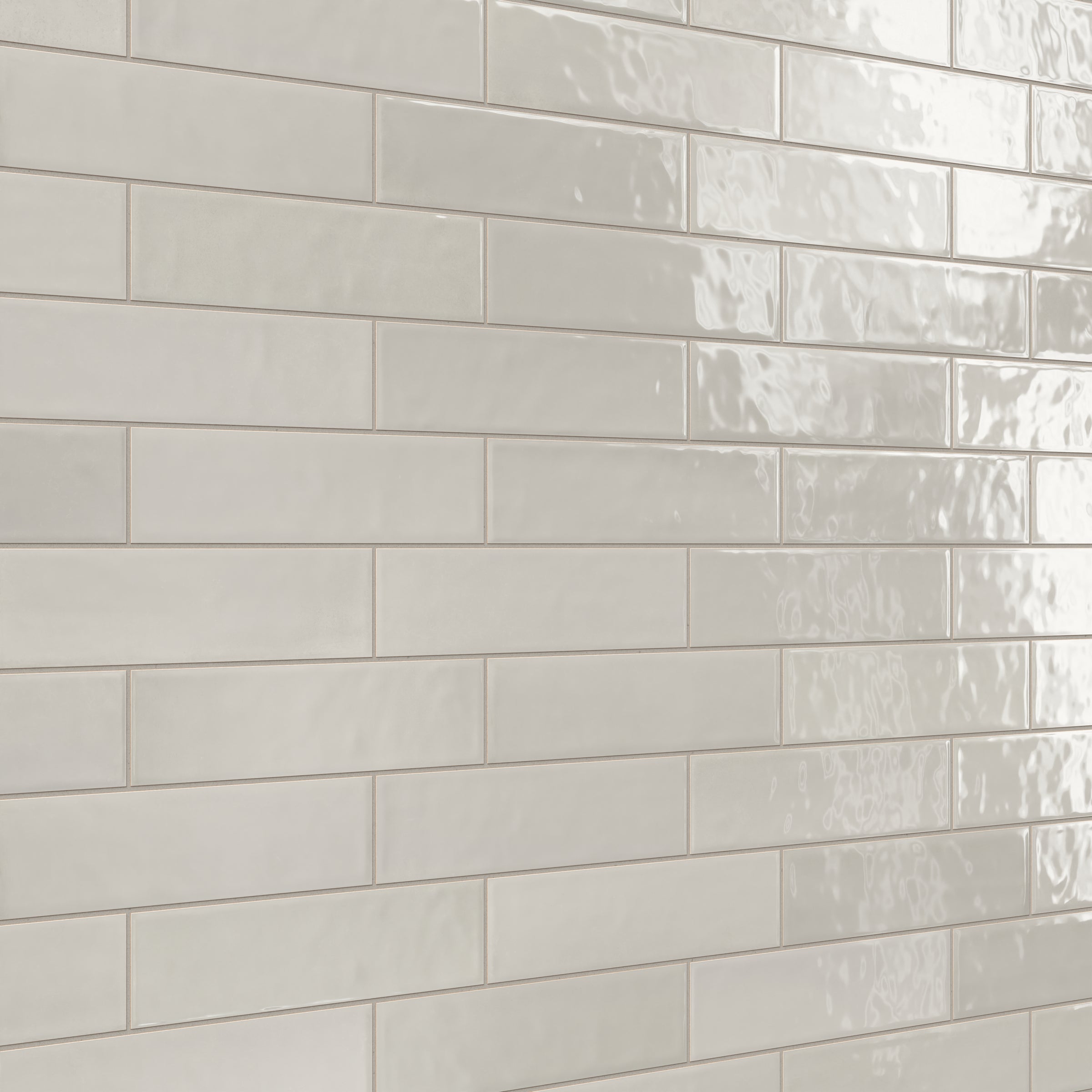 Olivia 4x16 Glossy Ceramic Tile in Pearl