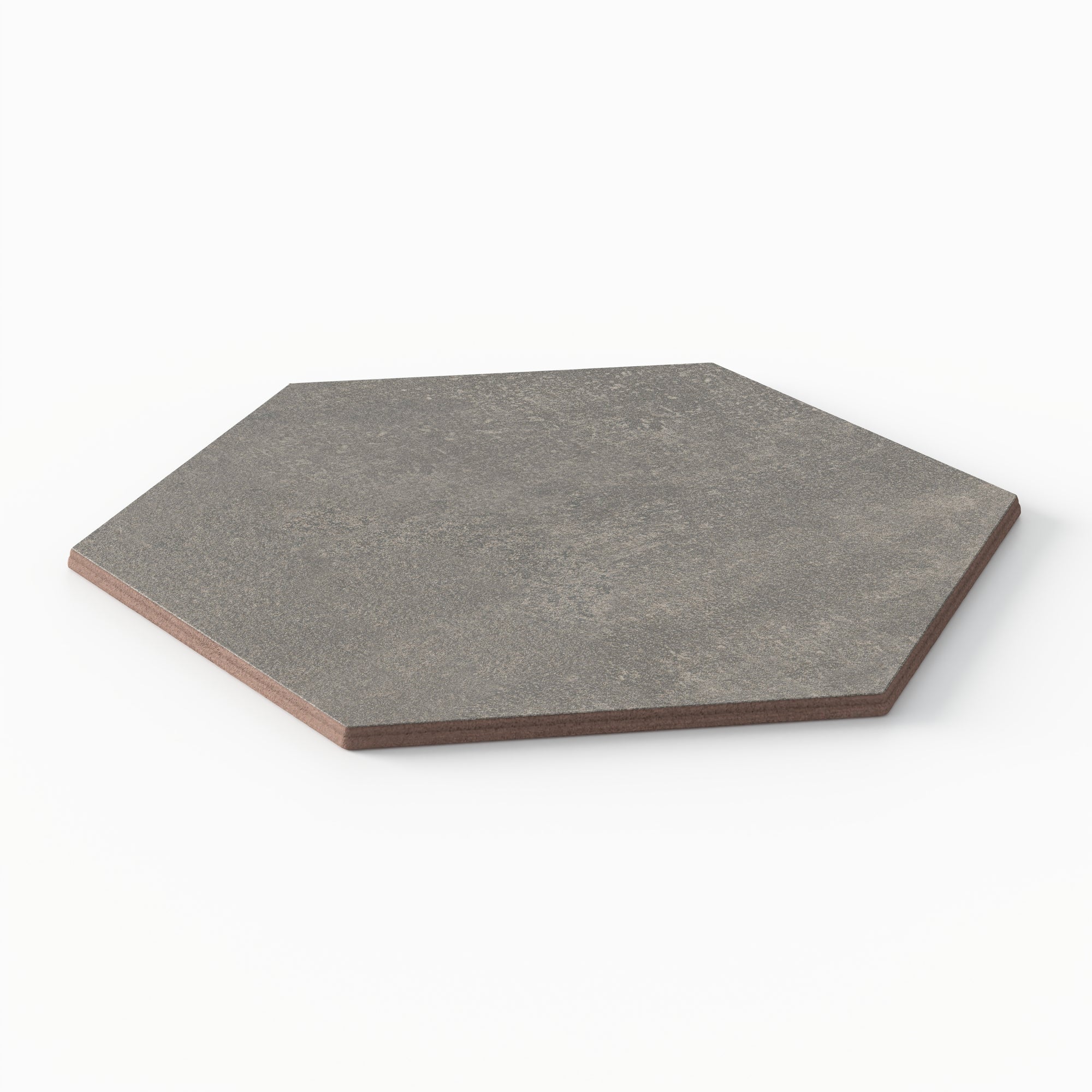 Adrian 7x8.25 Matte Porcelain Tile in Smoke