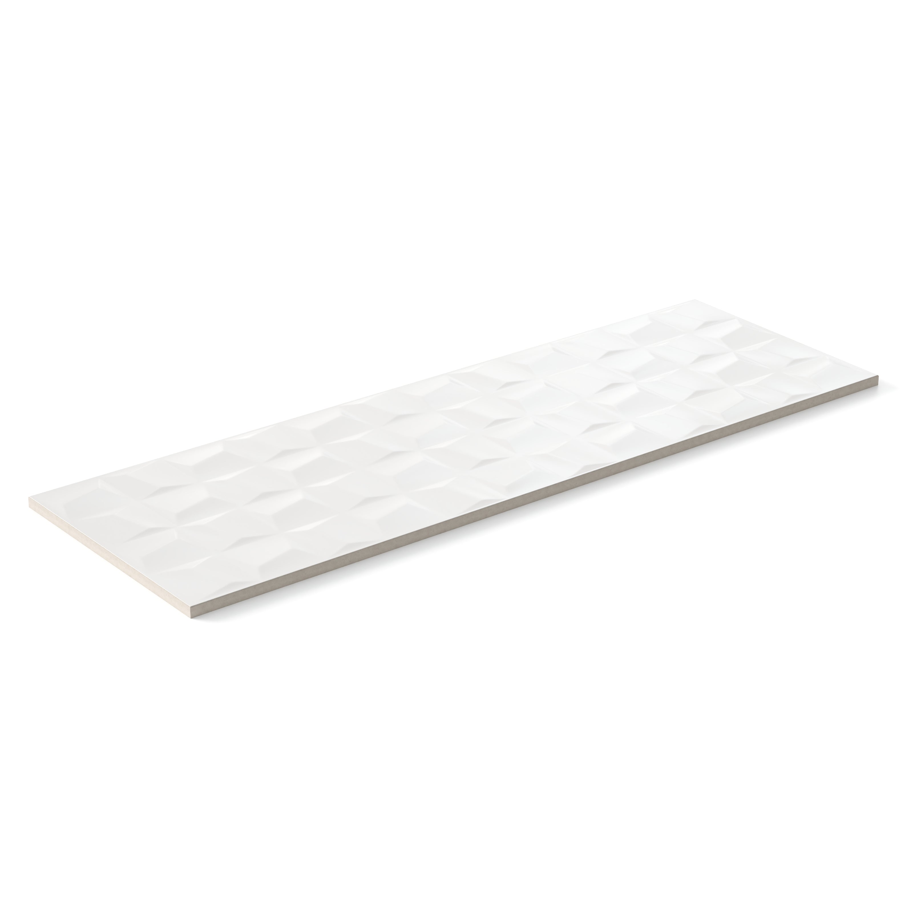 Zayne 12x36 Matte Ceramic Tile in Blocks