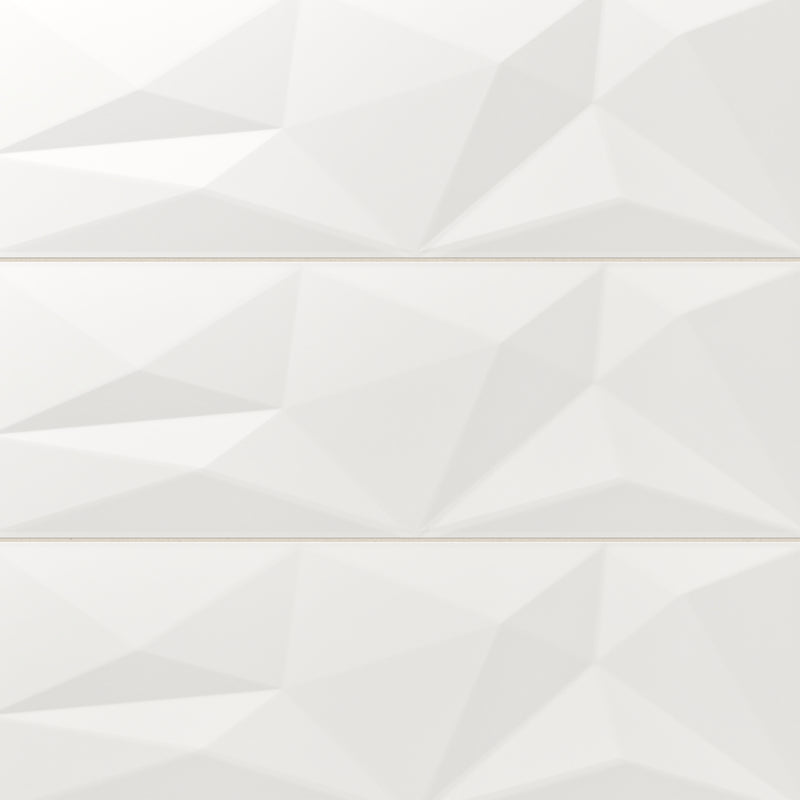 Zayne 12x36 Matte Ceramic Tile in Pyramids