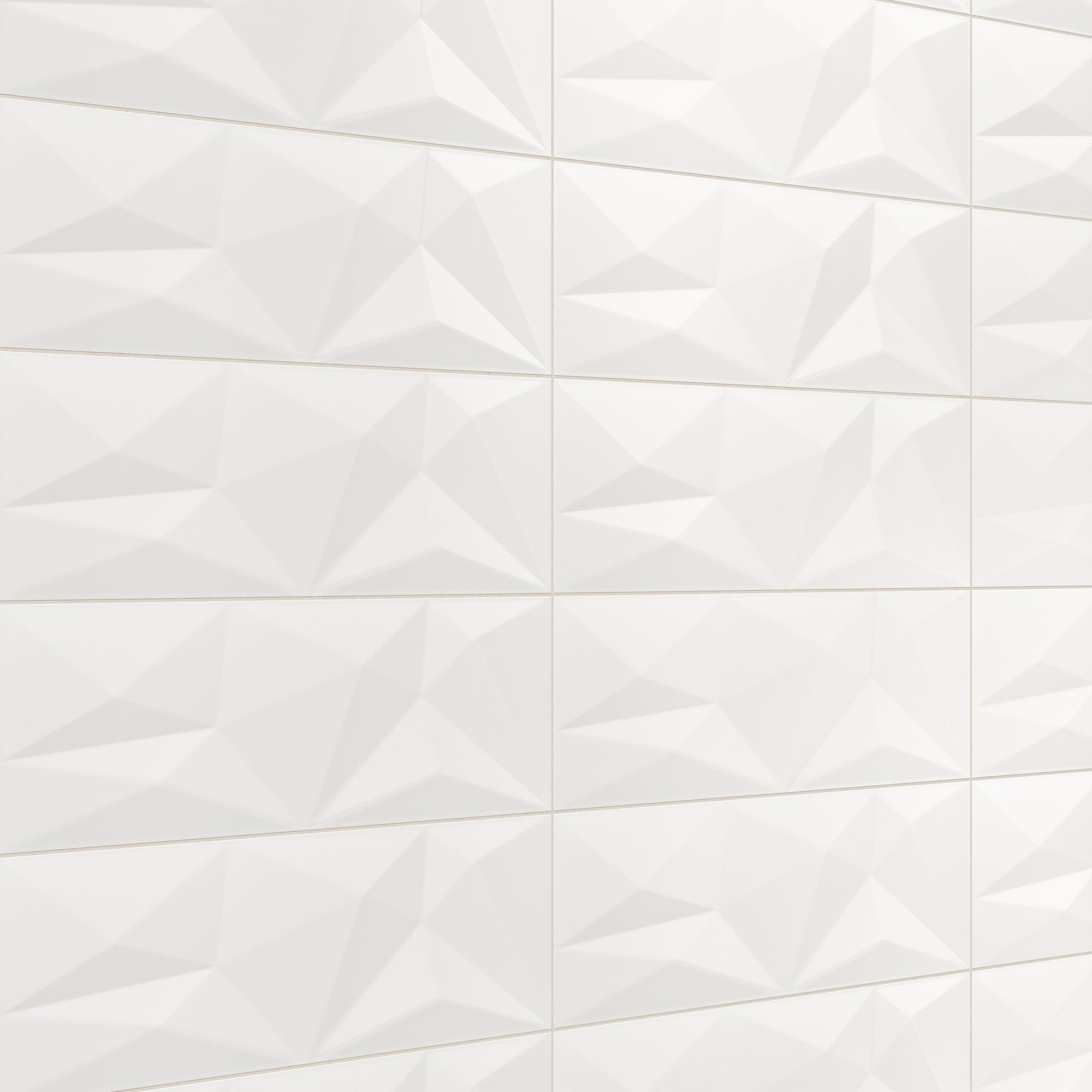 Zayne 12x36 Matte Ceramic Tile in Pyramids