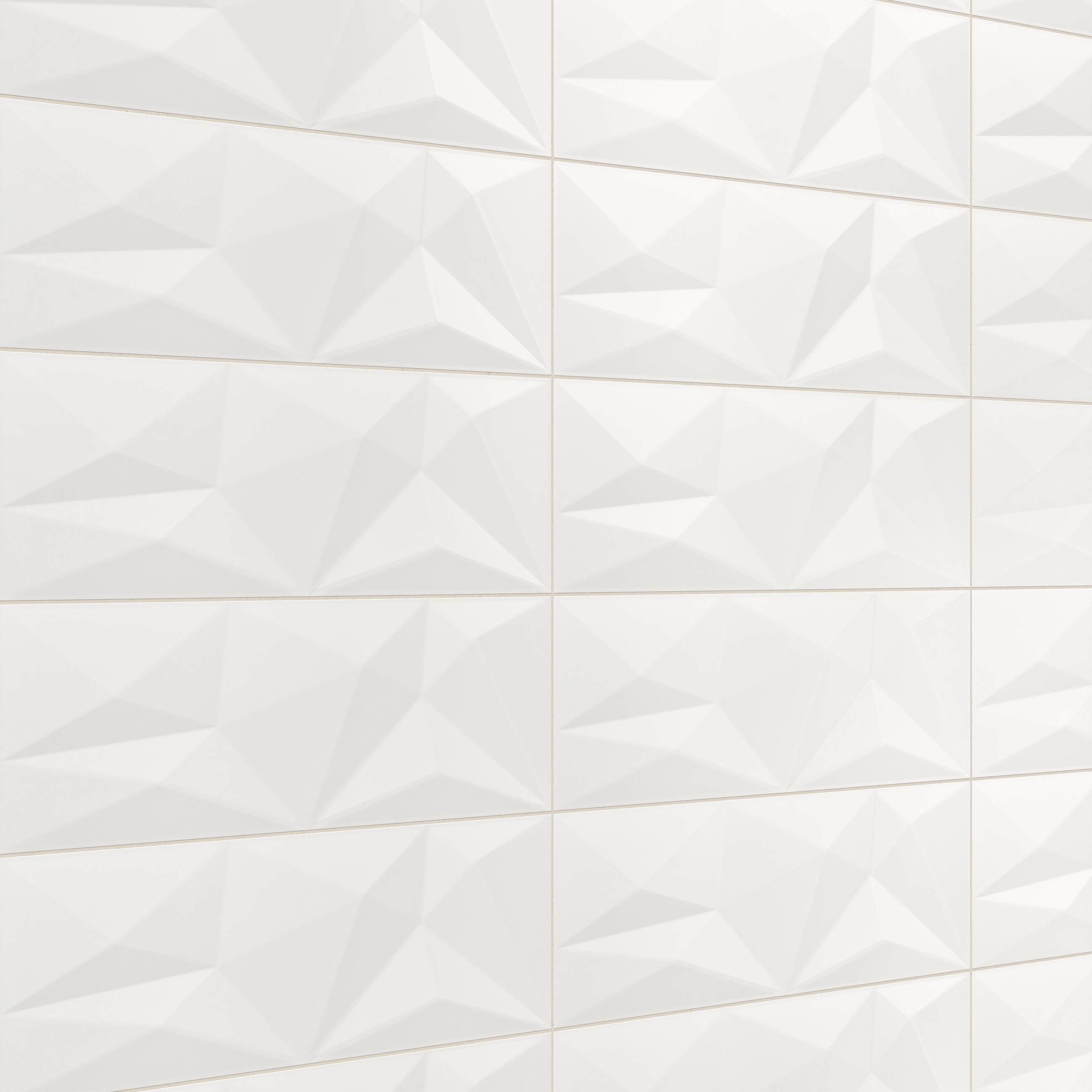 Zayne 12x36 Matte Ceramic Tile in Pyramids