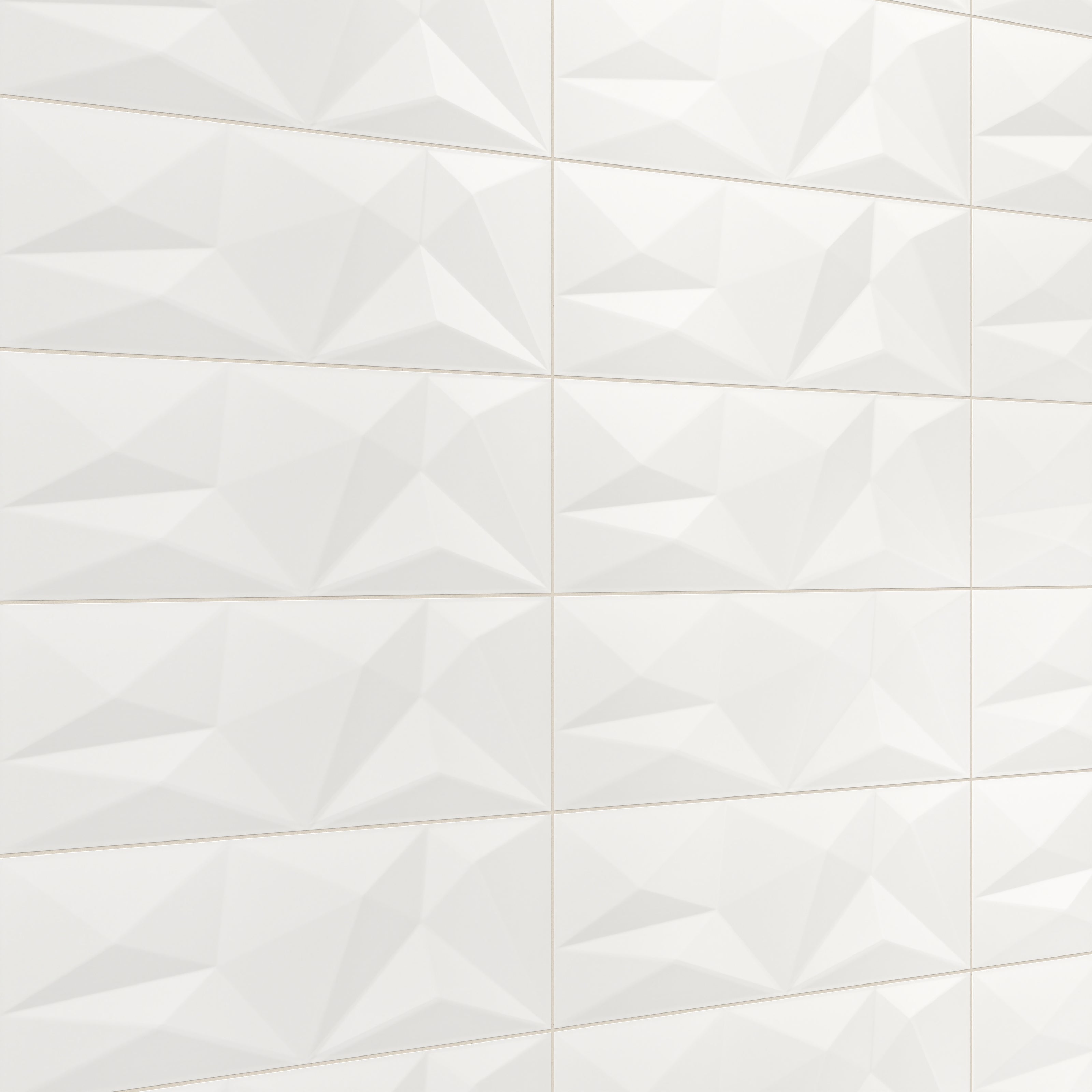 Zayne 12x36 Matte Ceramic Tile in Pyramids