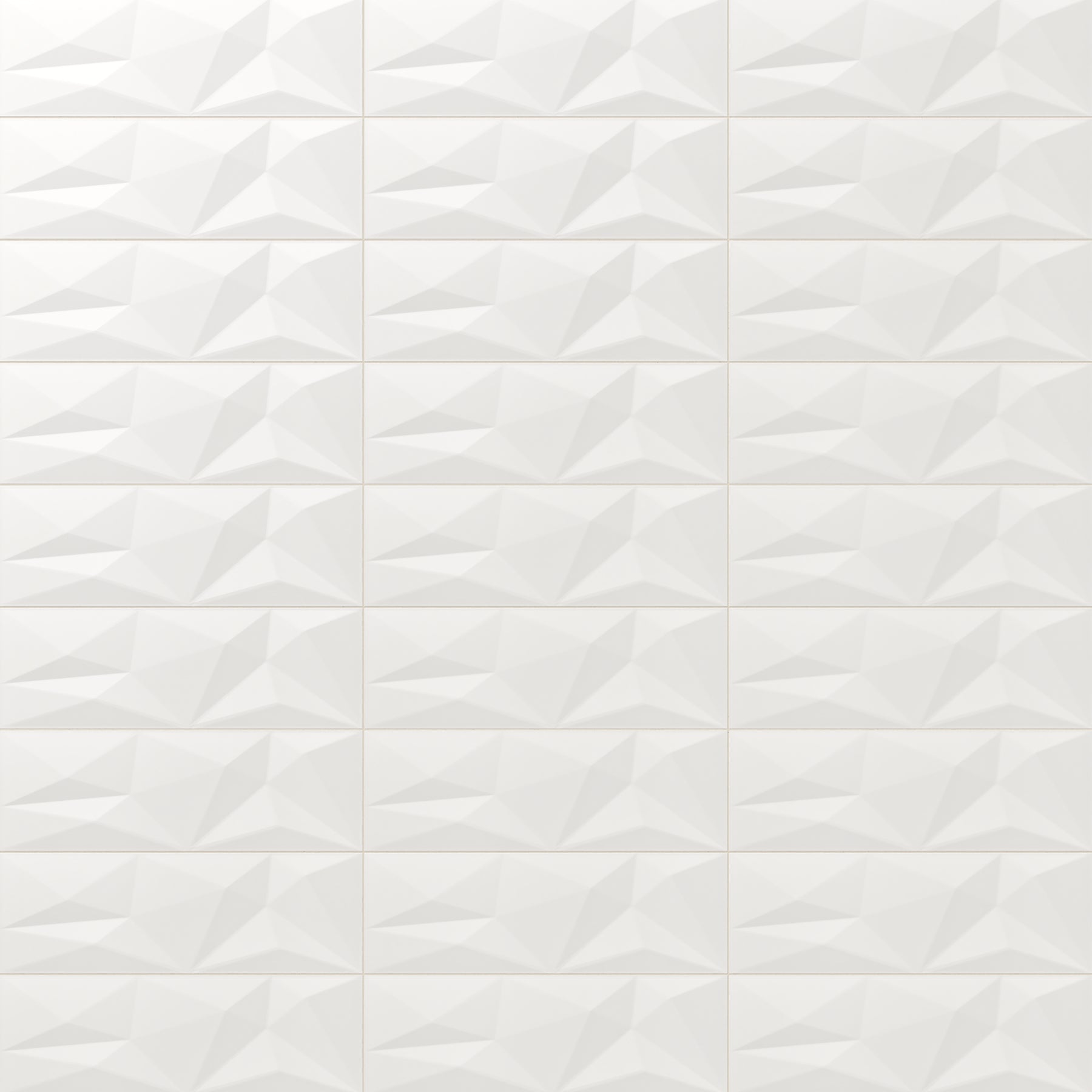 Zayne 12x36 Matte Ceramic Tile in Pyramids