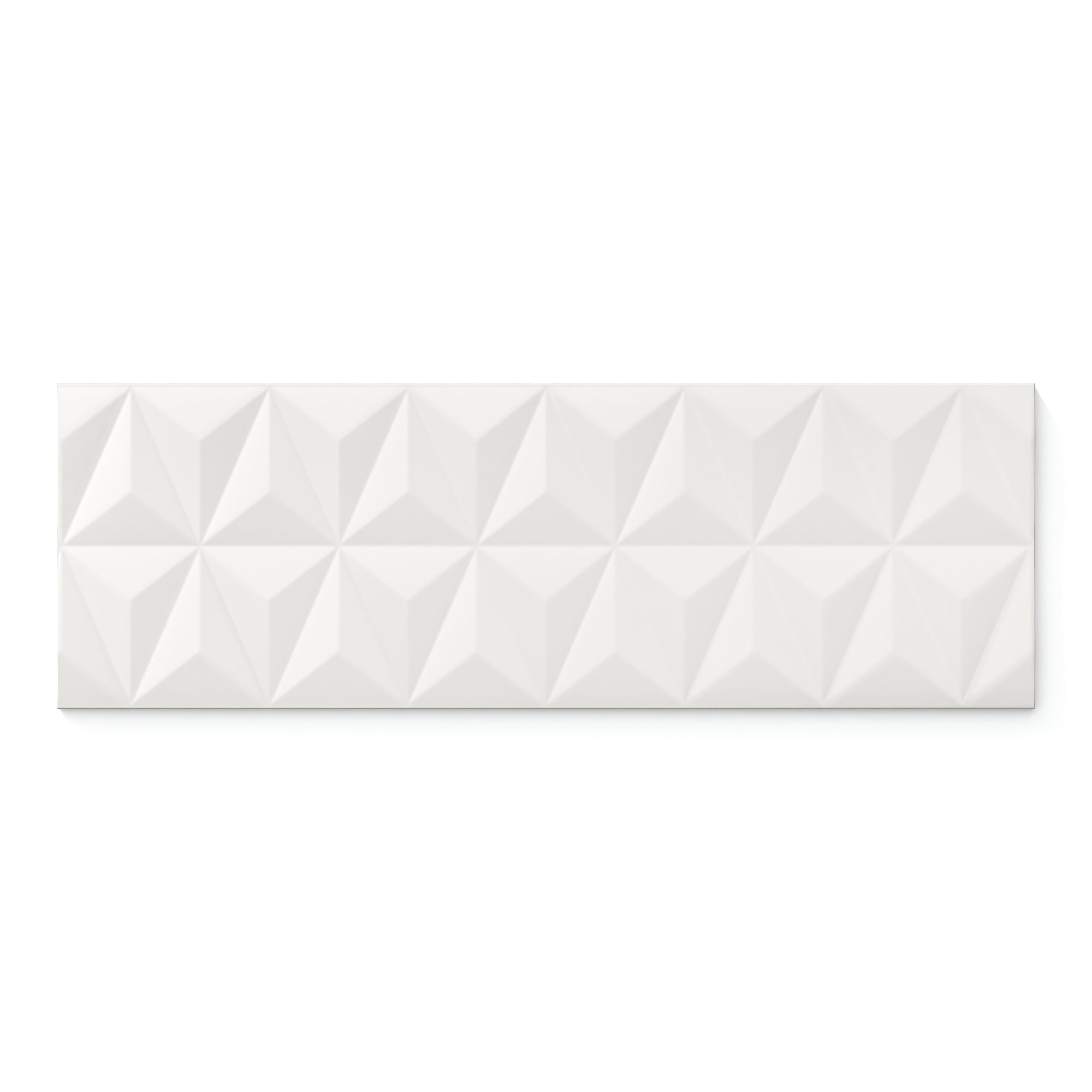 Zayne 12x36 Matte Ceramic Tile in Prisms