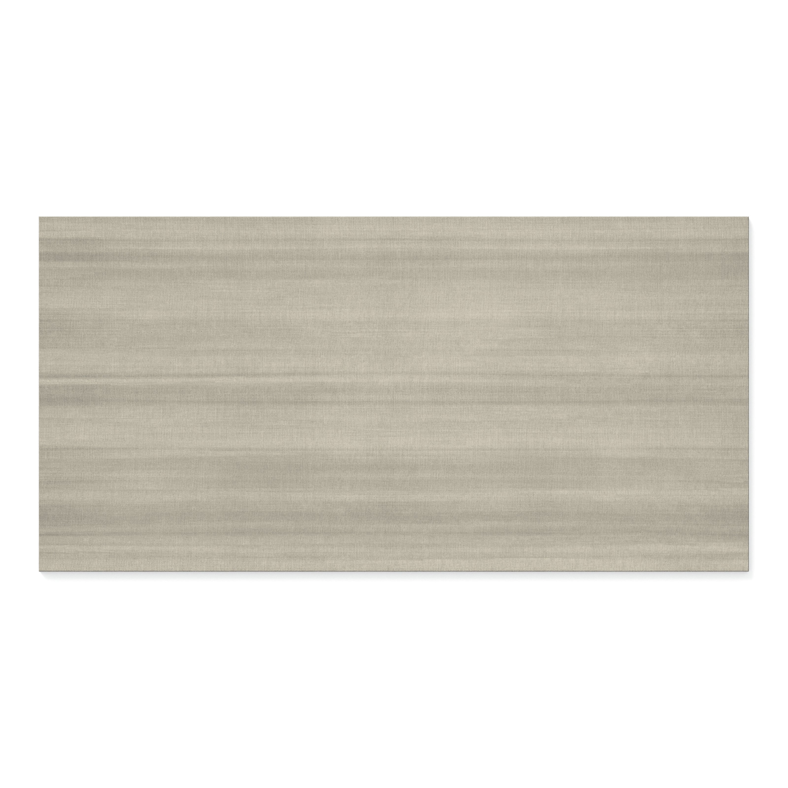 Riley 24x48 Matte Porcelain Tile in Linen Pattern Oyster