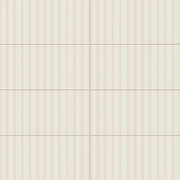 Riley 12x24 Matte Porcelain Tile in Striped Pattern Cream
