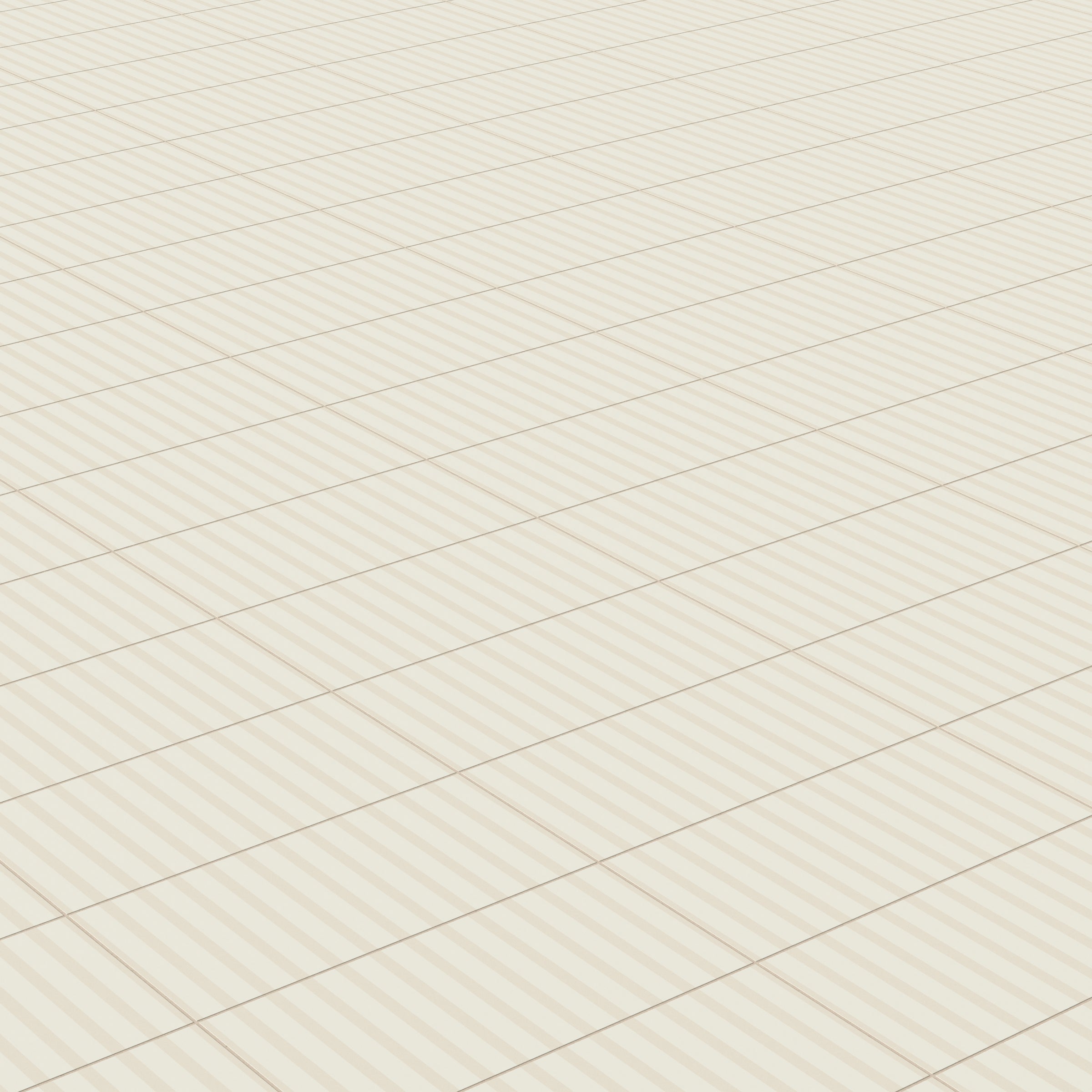 Riley 12x24 Matte Porcelain Tile in Striped Pattern Cream