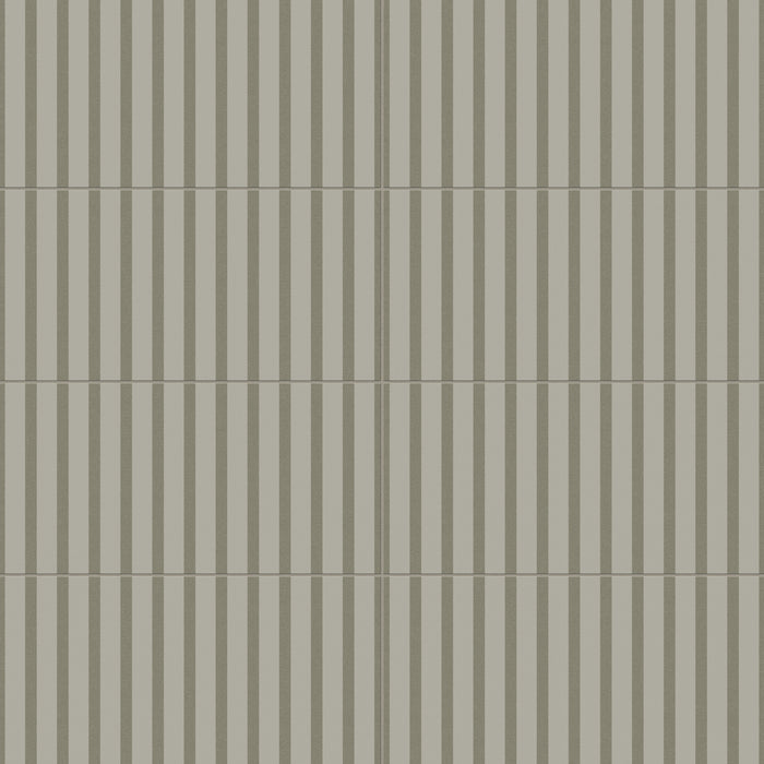 Riley 12x24 Matte Porcelain Tile in Striped Pattern Sterling