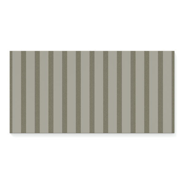 Riley 12x24 Matte Porcelain Tile in Striped Pattern Sterling
