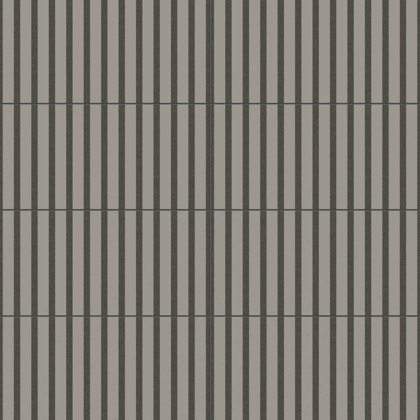 Riley 12x24 Matte Porcelain Tile in Striped Pattern Charcoal