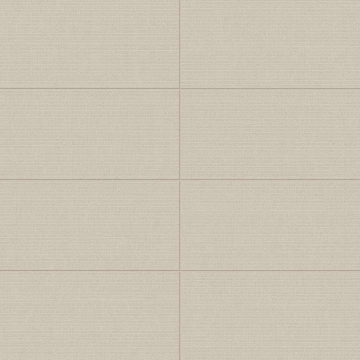 Riley 12x24 Matte Porcelain Tile in Woven Pattern Cream