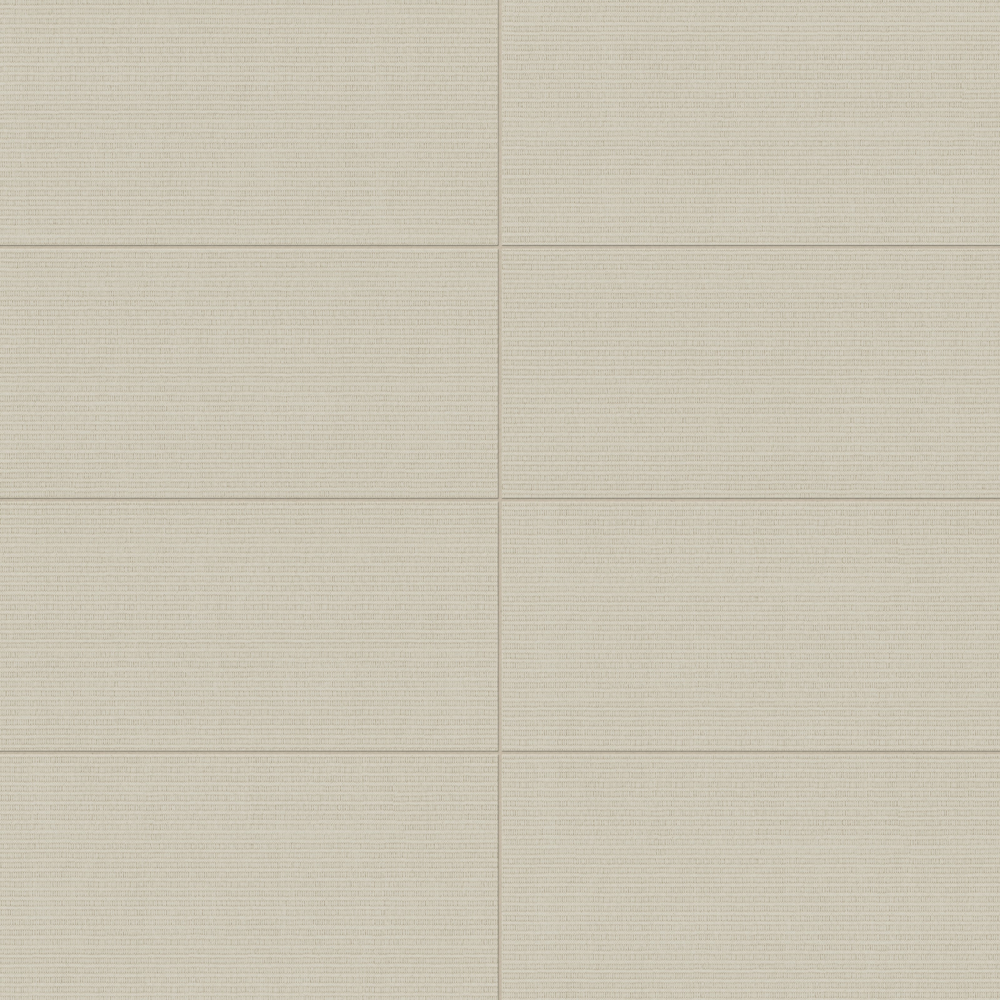Riley 12x24 Matte Porcelain Tile in Woven Pattern Cream