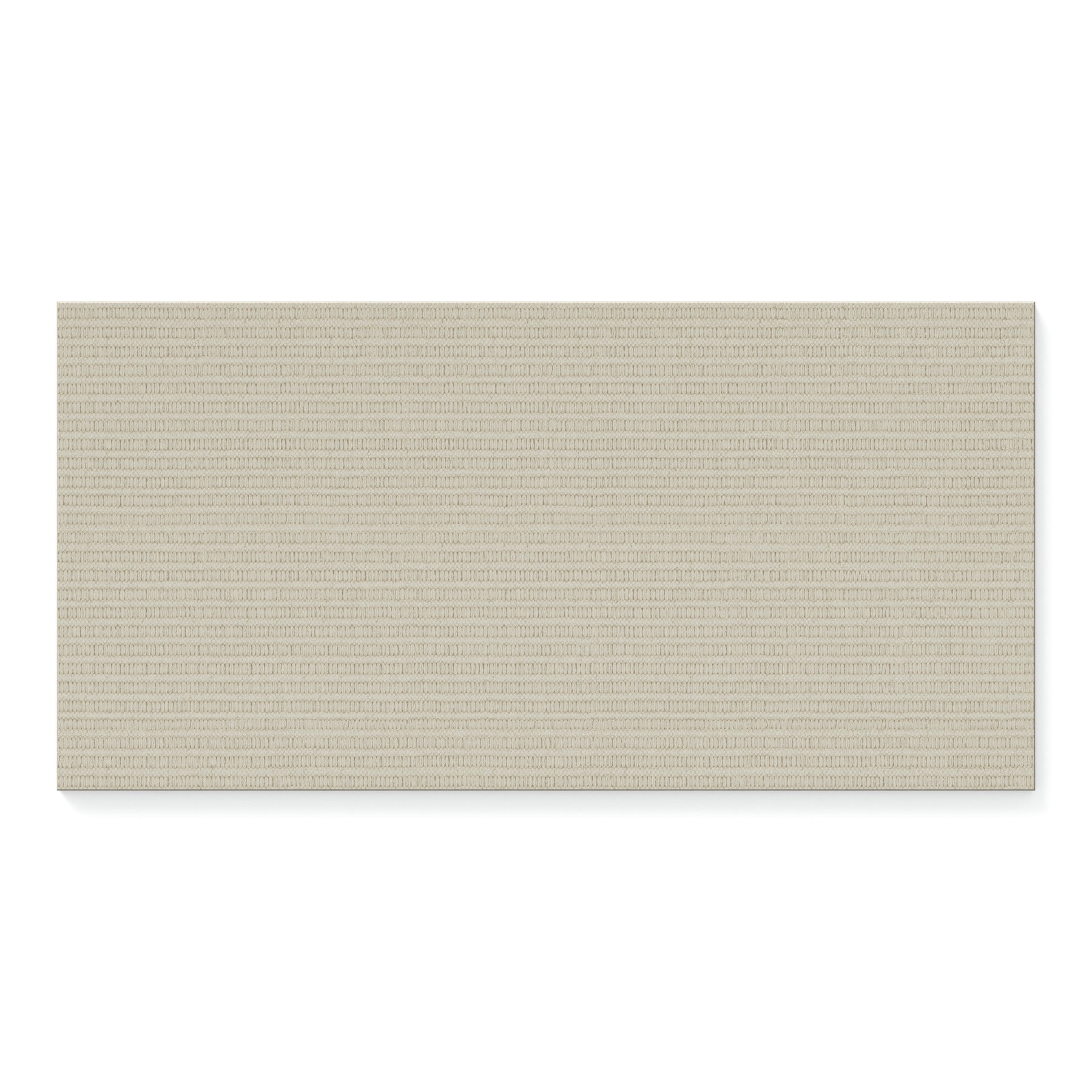 Riley 12x24 Matte Porcelain Tile in Woven Pattern Cream