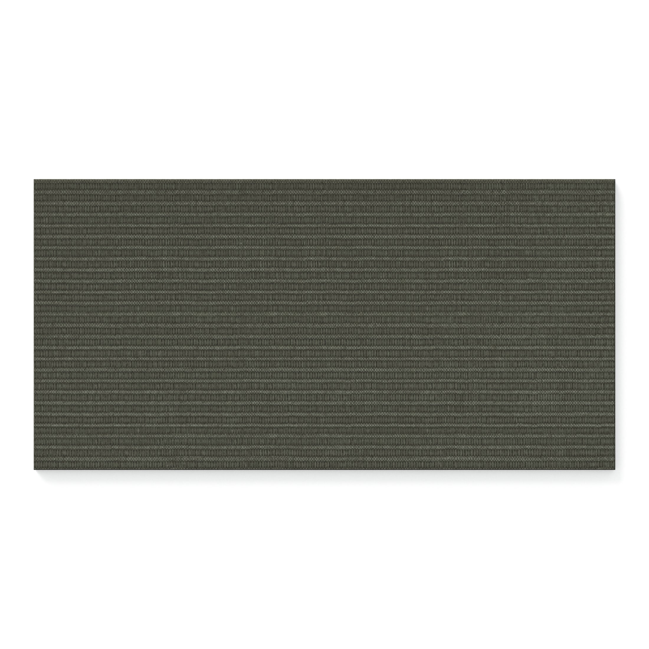 Riley 12x24 Matte Porcelain Tile in Woven Pattern Charcoal