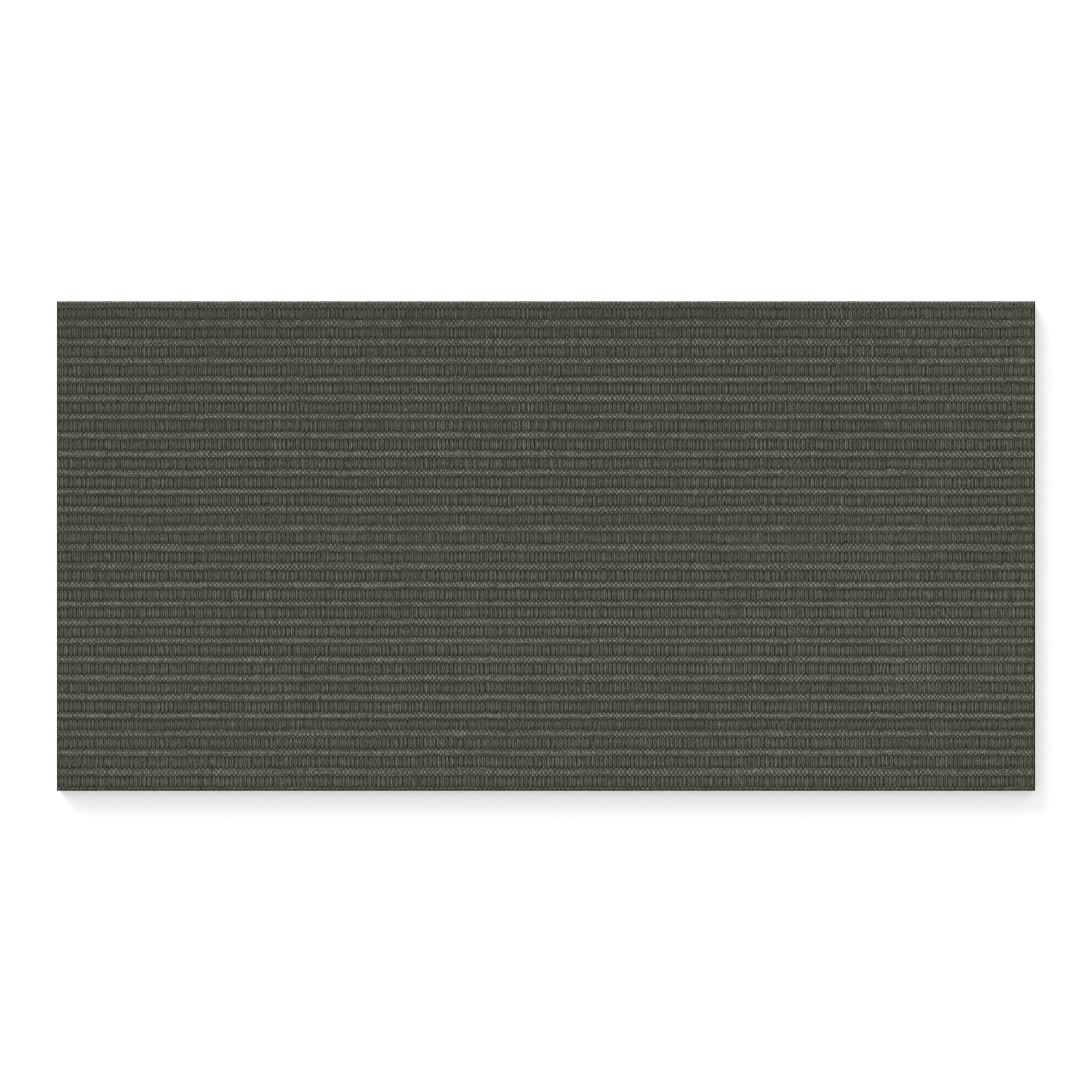 Riley 12x24 Matte Porcelain Tile in Woven Pattern Charcoal
