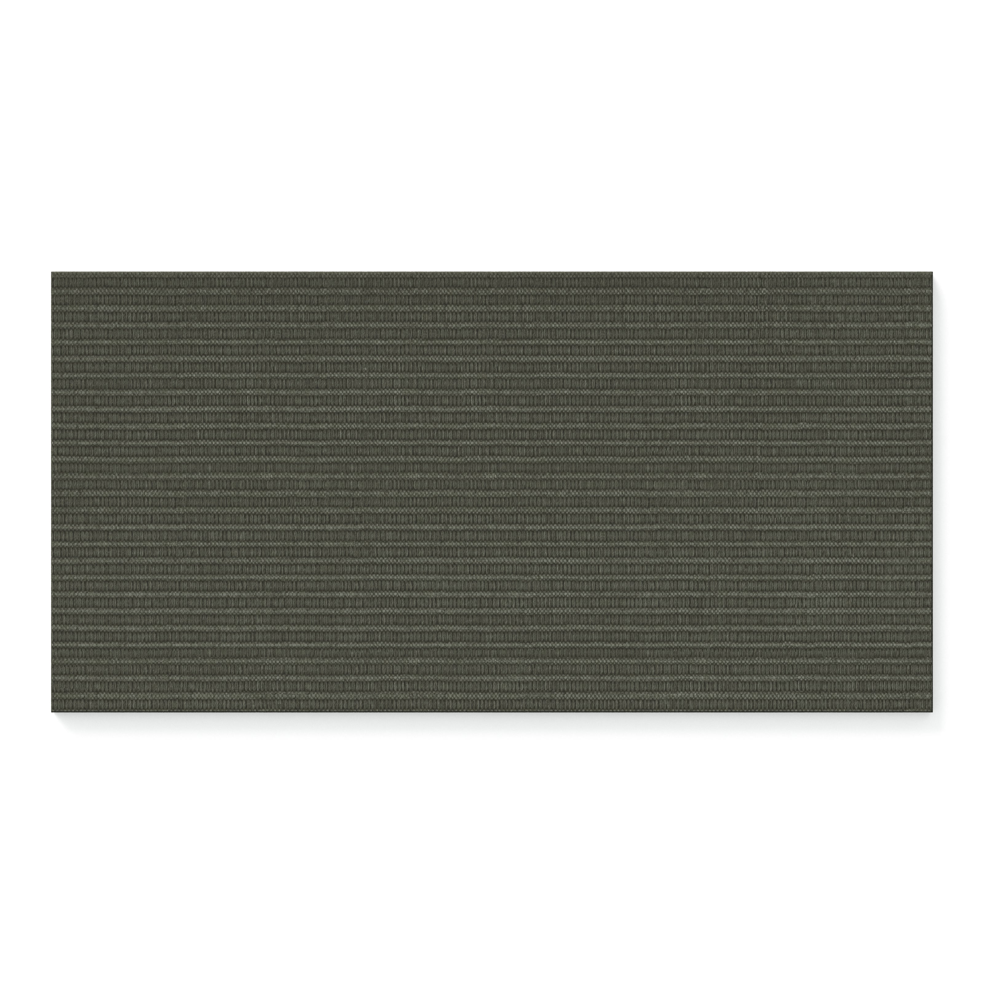 Riley 12x24 Matte Porcelain Tile in Woven Pattern Charcoal