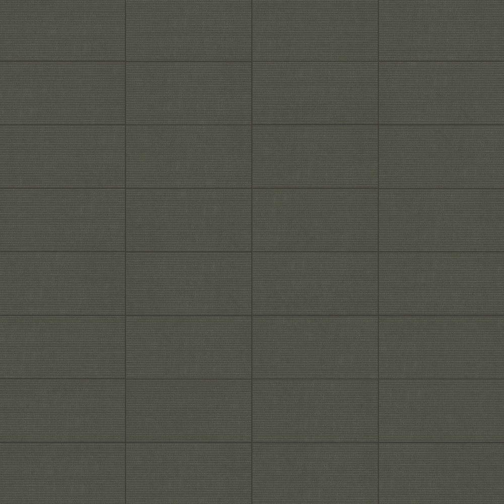 Riley 12x24 Matte Porcelain Tile in Woven Pattern Charcoal