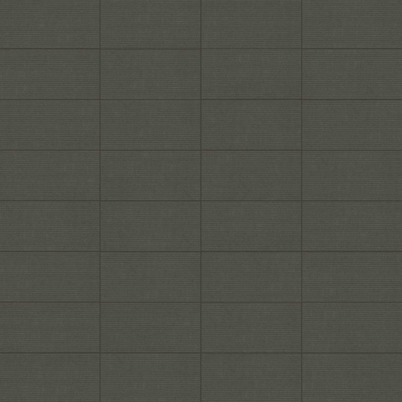 Riley 12x24 Matte Porcelain Tile in Woven Pattern Charcoal