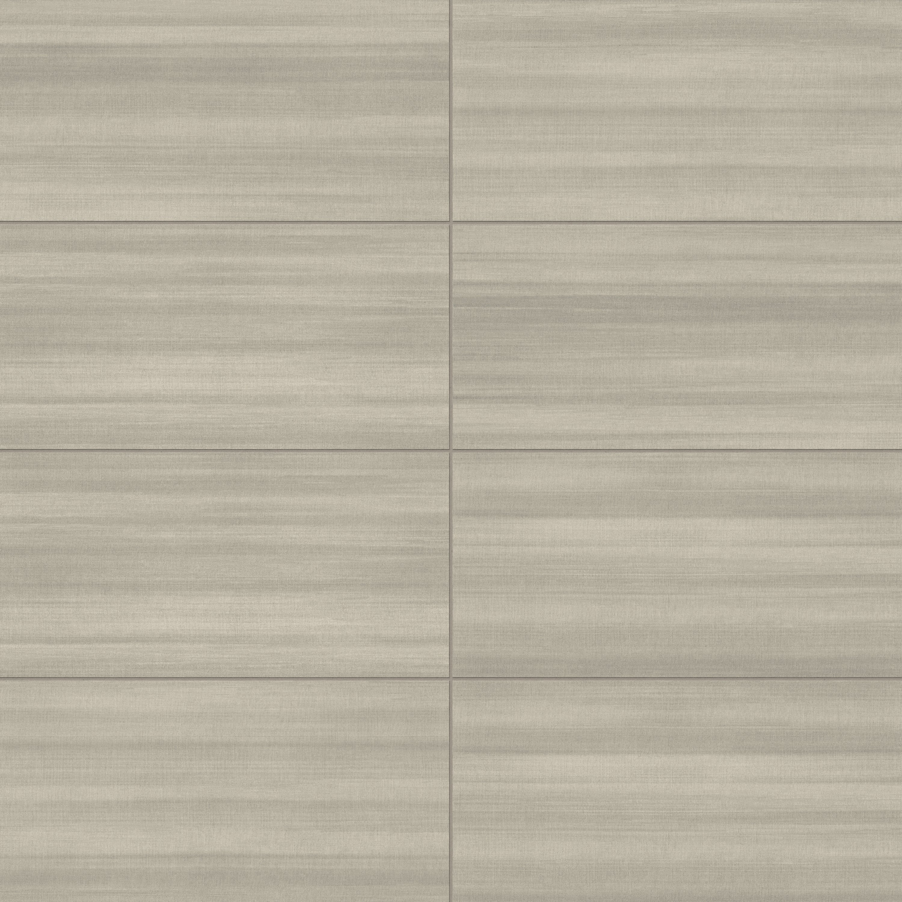 Riley 12x24 Matte Porcelain Tile in Linen Pattern Oyster