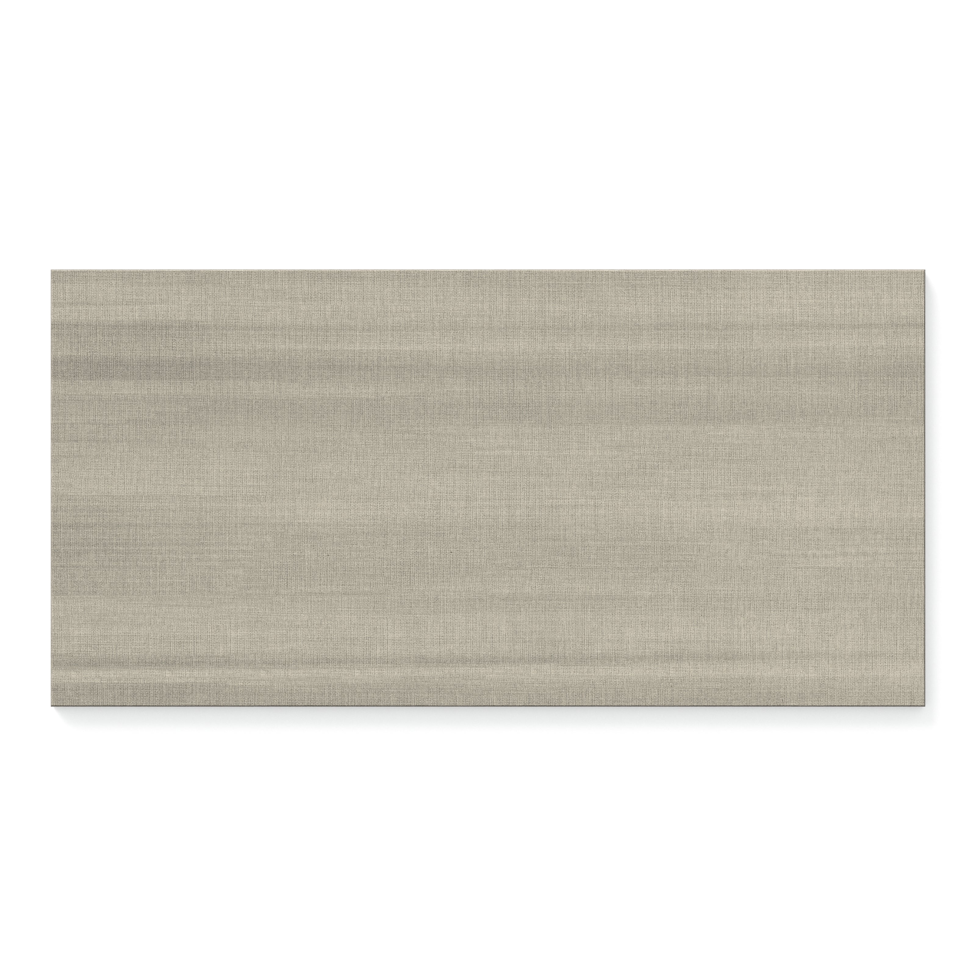 Riley 12x24 Matte Porcelain Tile in Linen Pattern Oyster
