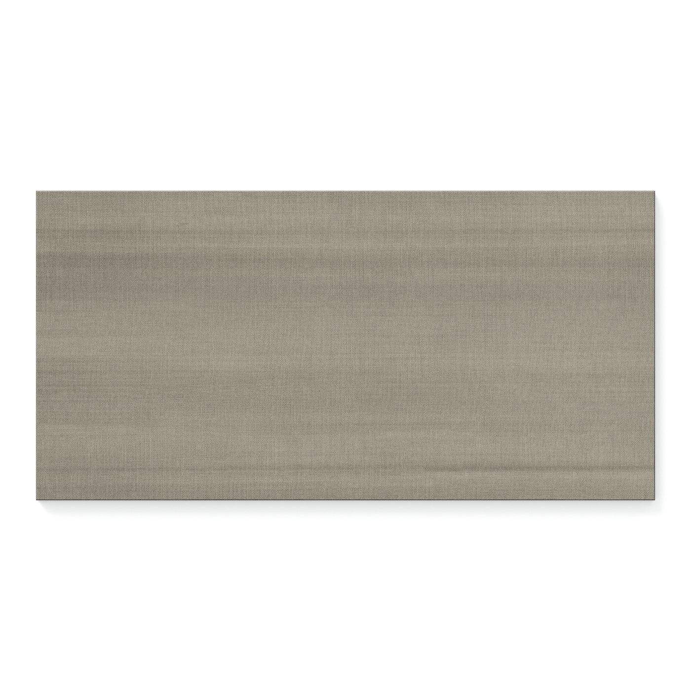 Riley 12x24 Matte Porcelain Tile in Linen Pattern Ash