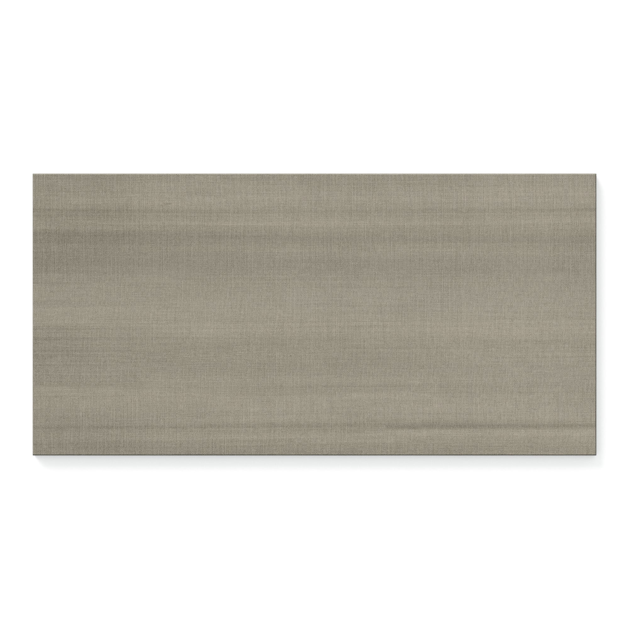 Riley 12x24 Matte Porcelain Tile in Linen Pattern Ash