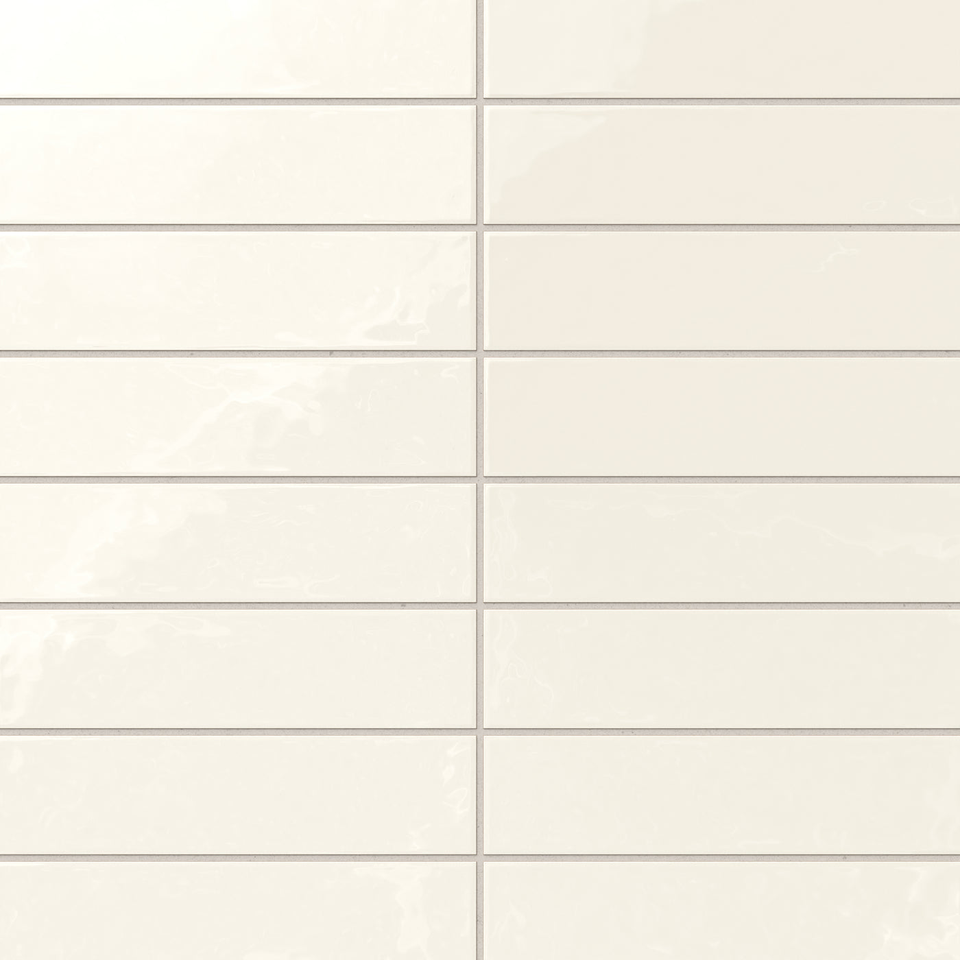 Madilyn 3x12 Glossy Ceramic Tile in Cream